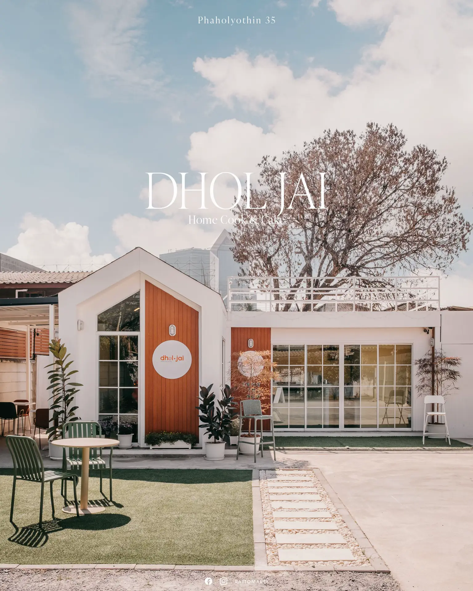 Dhol.jai (ดลใจ) Home Cook & Cafe น่ารักกุ๊กกิ๊ก รัชโยธิน | แกลเลอรีที่ ...
