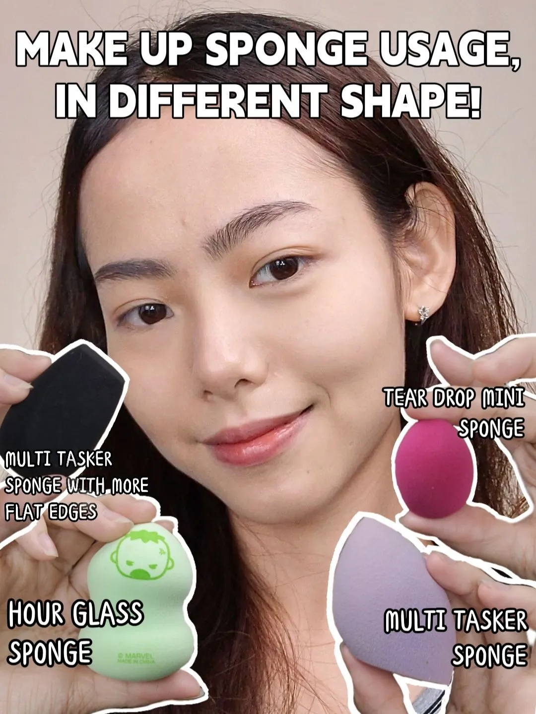 FUNGSI BERBAGAI BEAUTY SPONGE | Video dipublikasikan oleh Hello.iamceli ...