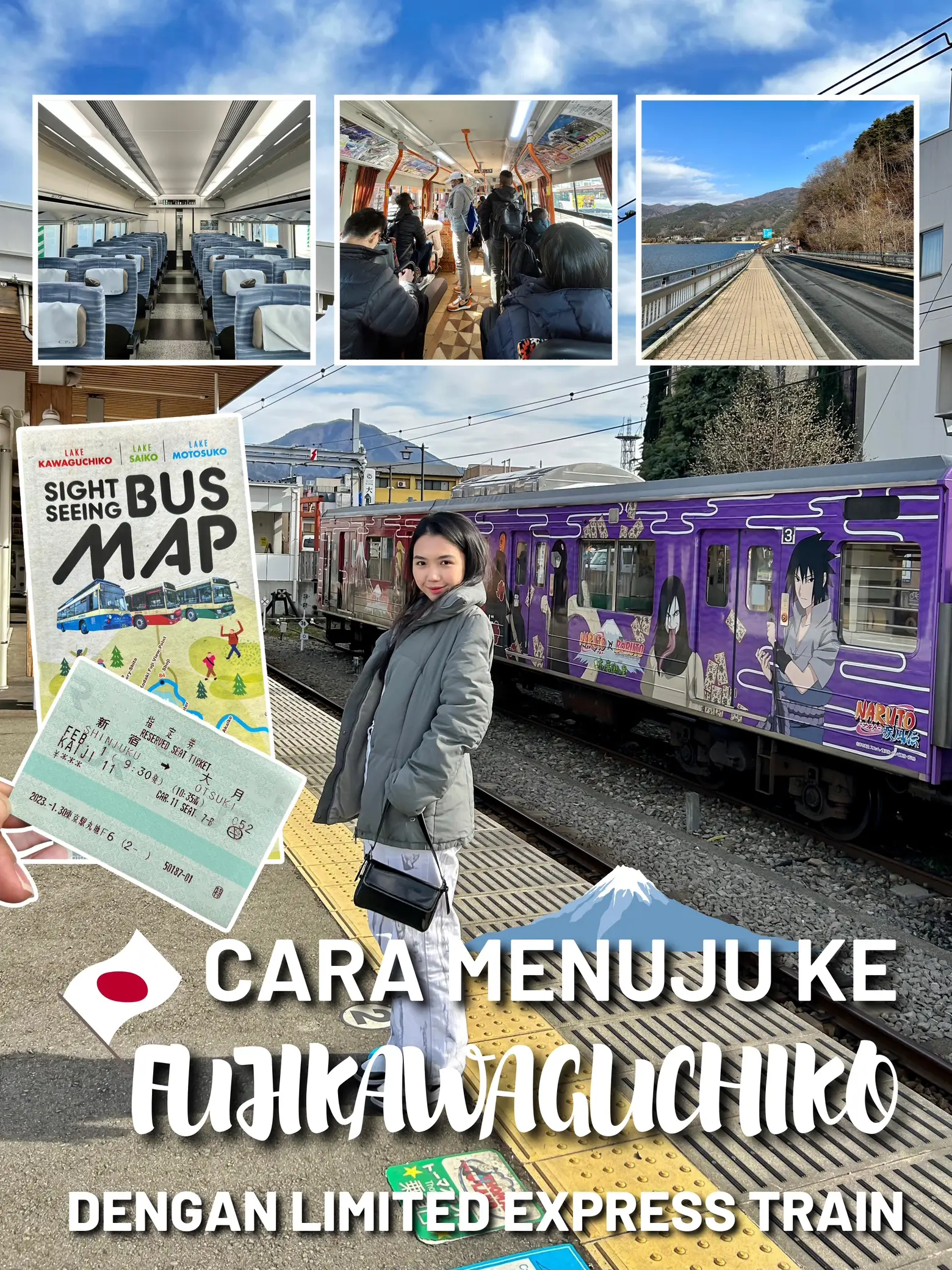 Cara Menuju ke Fujikawaguchiko dengan Kereta! 🇯🇵 | Galeri diposting oleh Nanda Gia | Lemon8