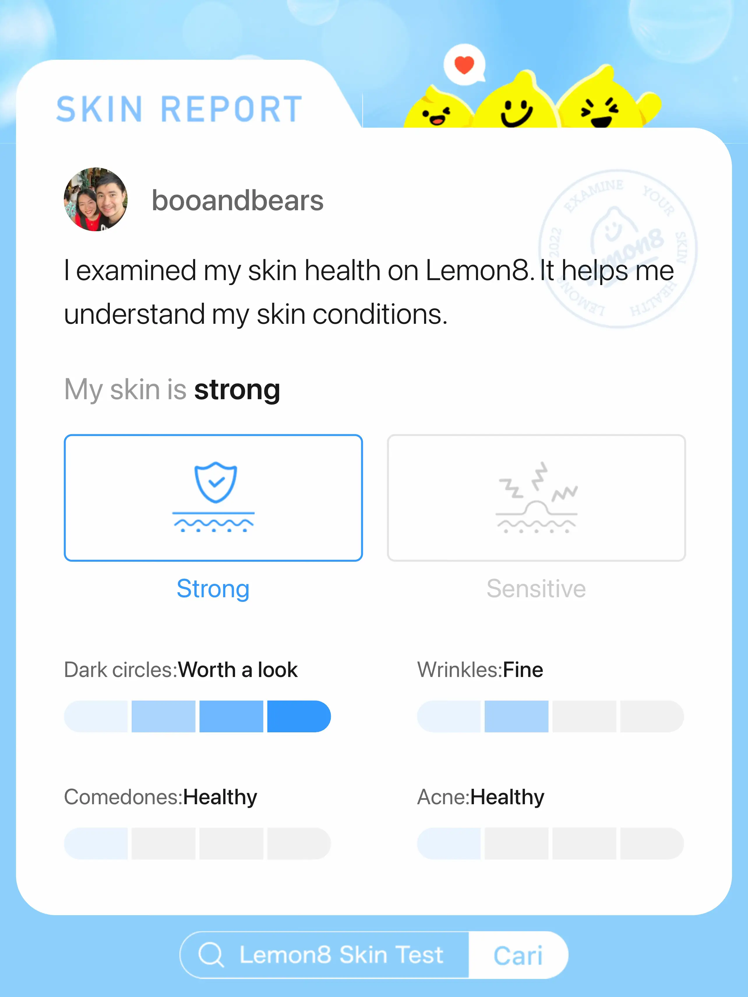 My Skin Report | Galeri disiarkan oleh Boo and Bears | Lemon8