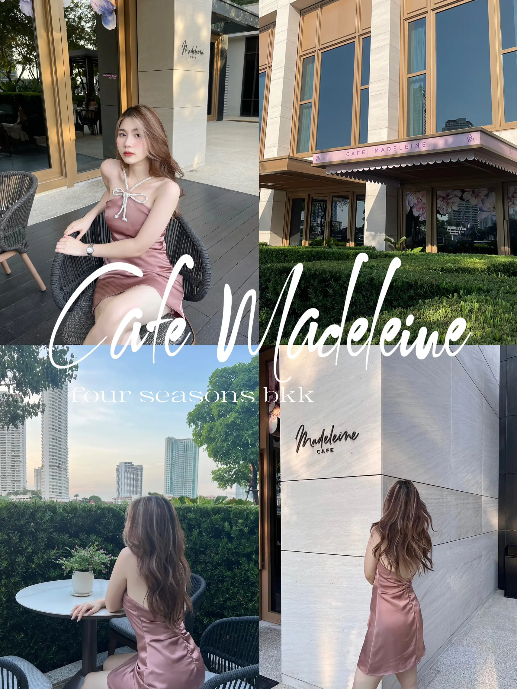 Cafe Madeleine | คาเฟ่หรูใจกลางเมือง! 💗🫶🏻💕 | แกลเลอรีที่โพสต์โดย g | Lemon8