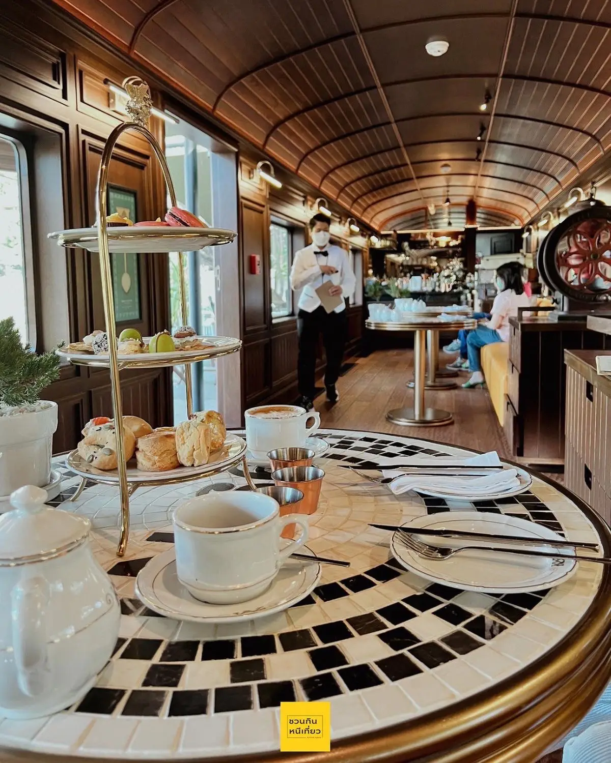 Sip Afternoon tea on a luxury train bogie at | Gallery posted by Pond ...