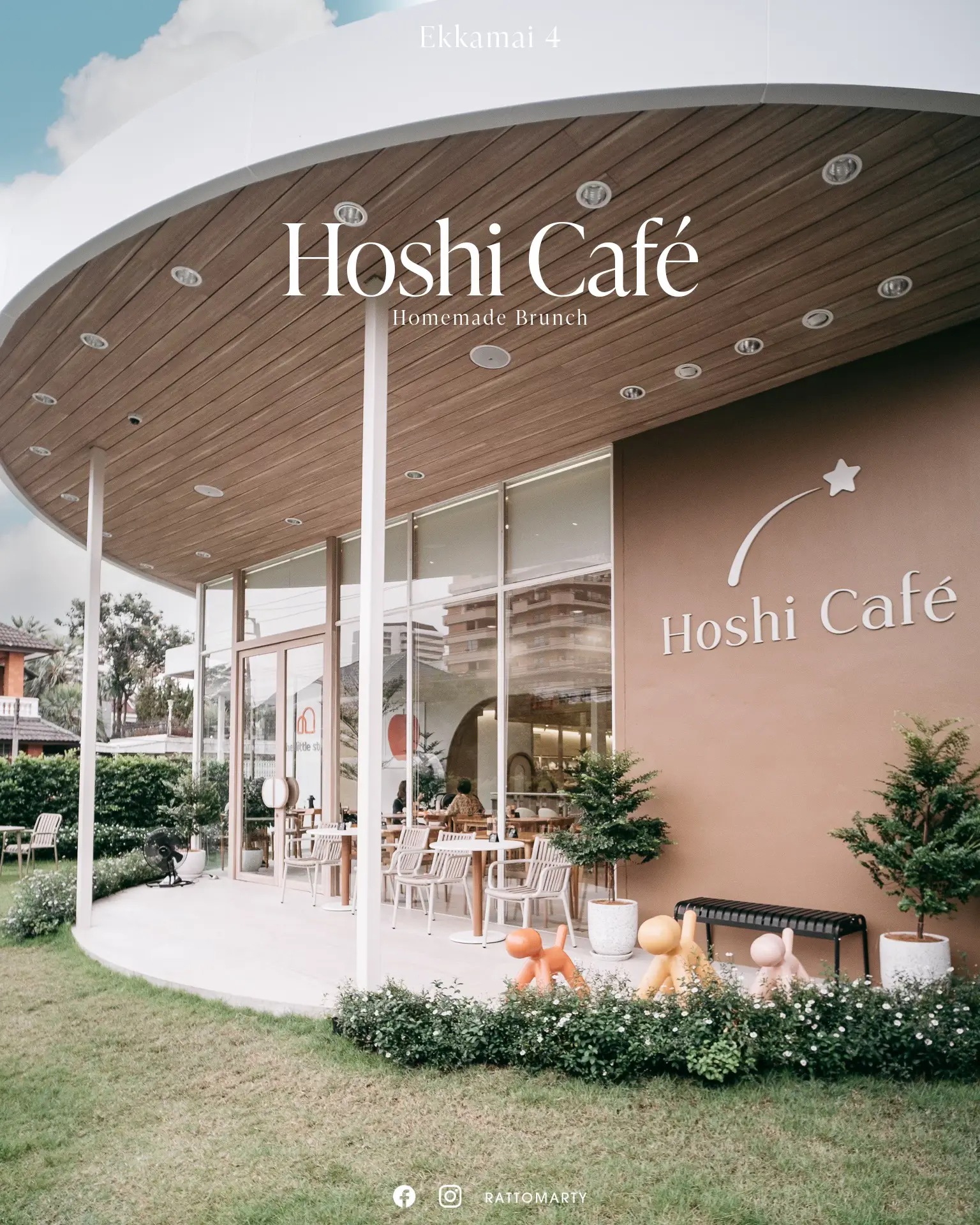 Hoshi Cafe คาเฟ่คอนเซ็ปท์ Family Bistro เปิดใหม่เอกมัย 4 | แกลเลอรีที่ ...