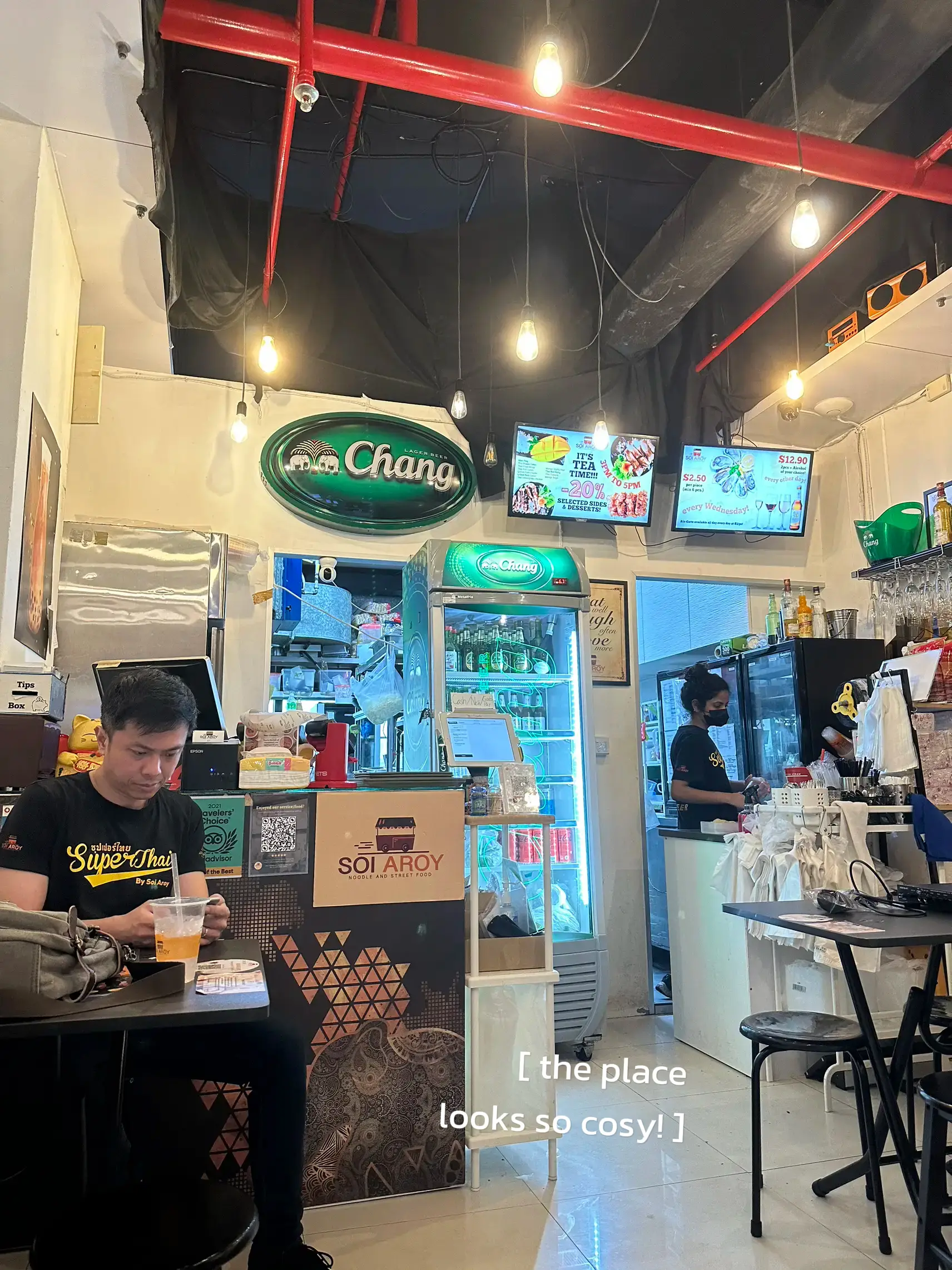 Hidden Thai Cafe for only $6?! | Soi Aroy 🫢 | Gallery posted by paaulagrace | Lemon8