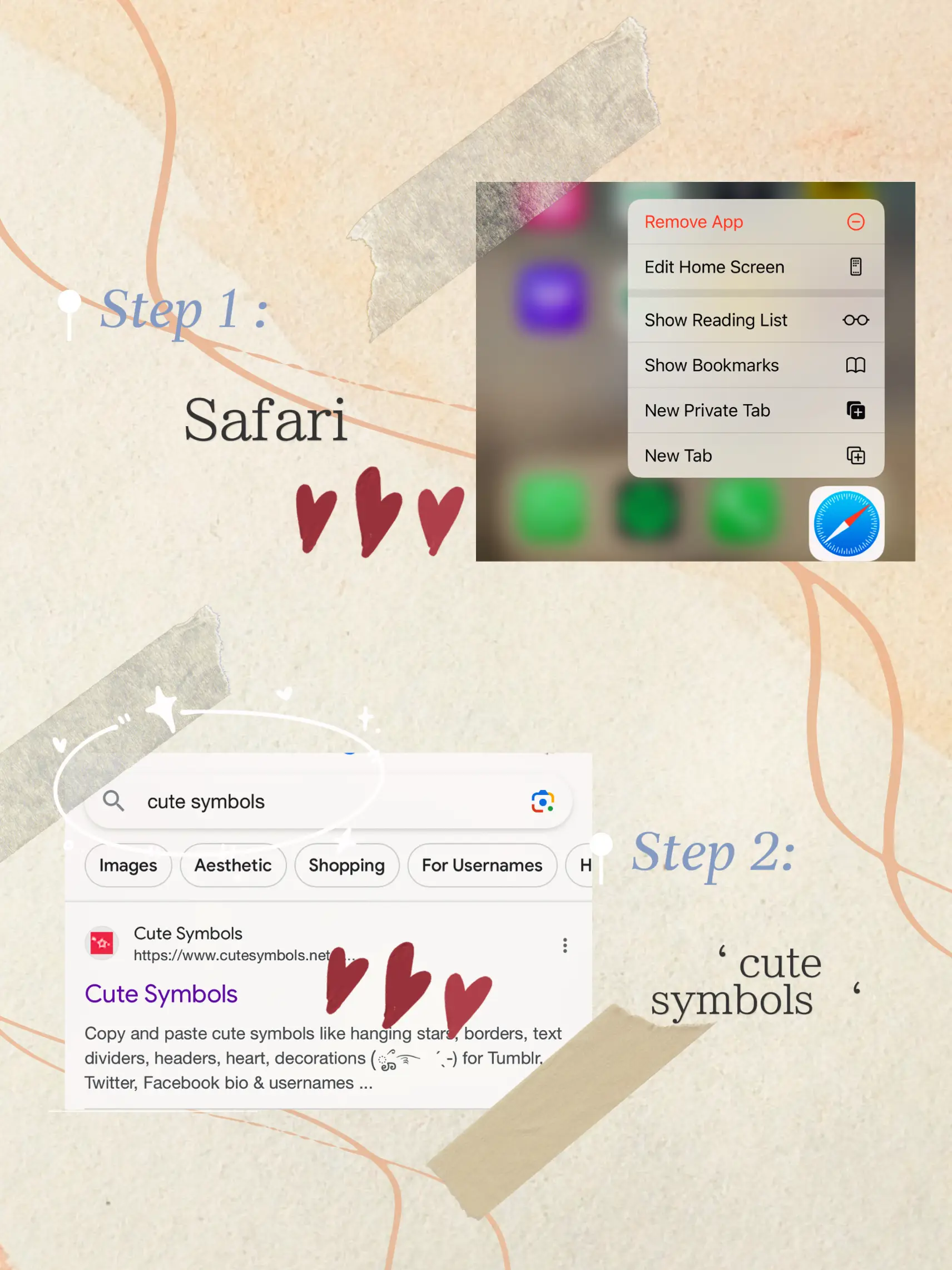 HOW TO DO CUTE SYMBOLS∘°∘♡∘°∘ | แกลเลอรีที่โพสต์โดย Mims | Lemon8