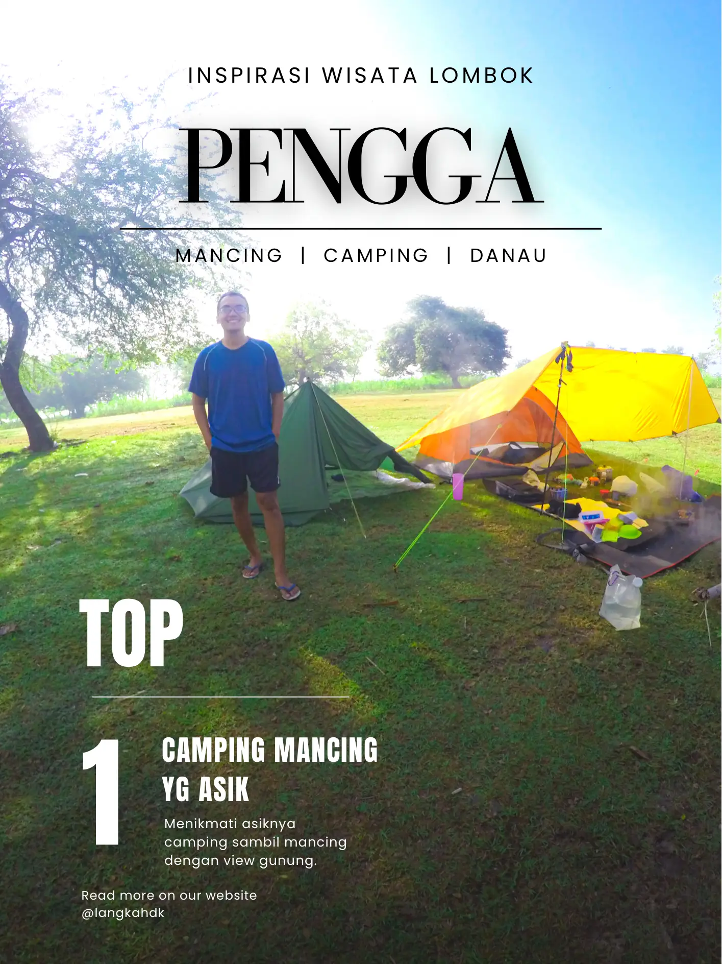 Camping asik di depan gunung | Galeri diposting oleh Langkah DK | Lemon8