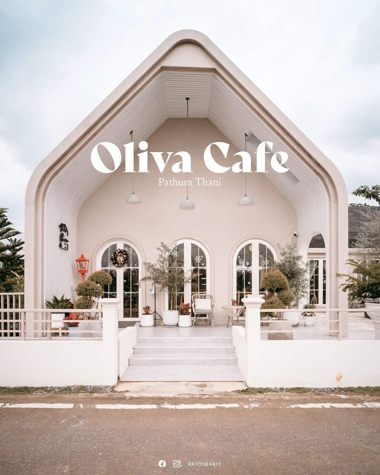 Oliva Cafe Beautiful Cafe in Pathum Thani, Christmas Theme 🎄🎅☃️ ...