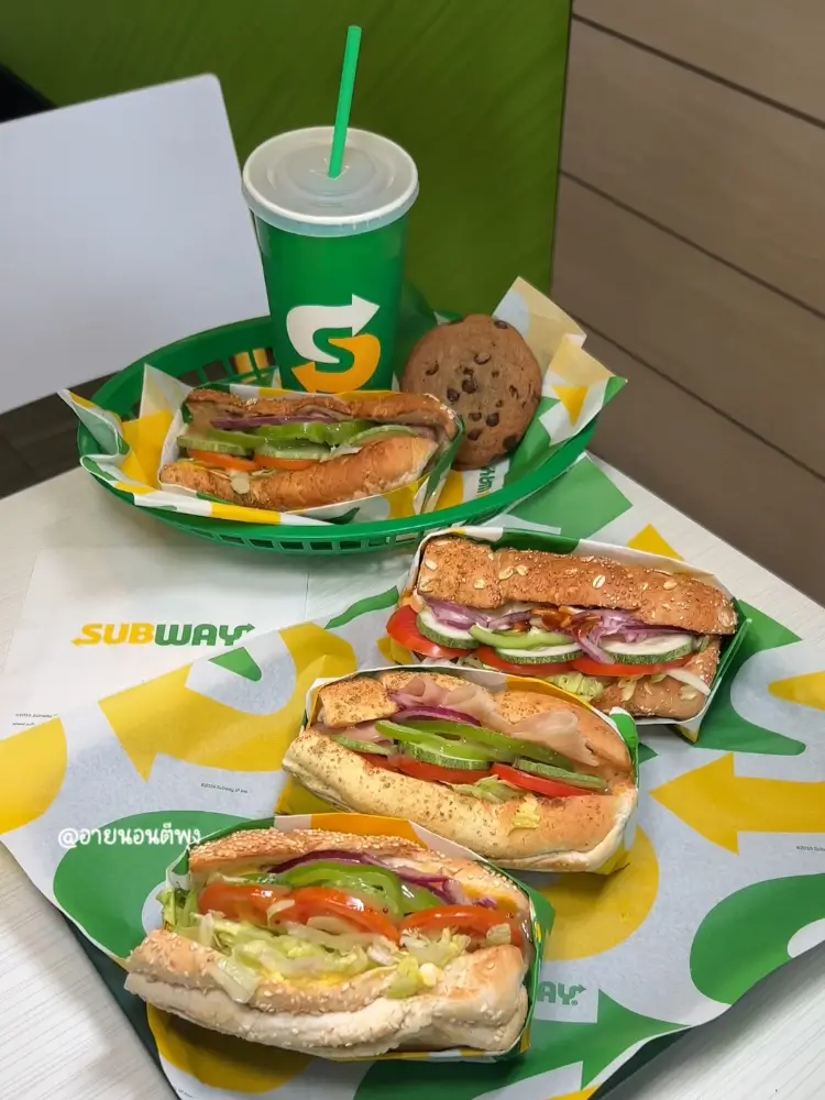 วิธีสั่ง Subway ฉบับเฮลตี้🥖🥬 | แกลเลอรีที่โพสต์โดย noey🐰🎀 | Lemon8