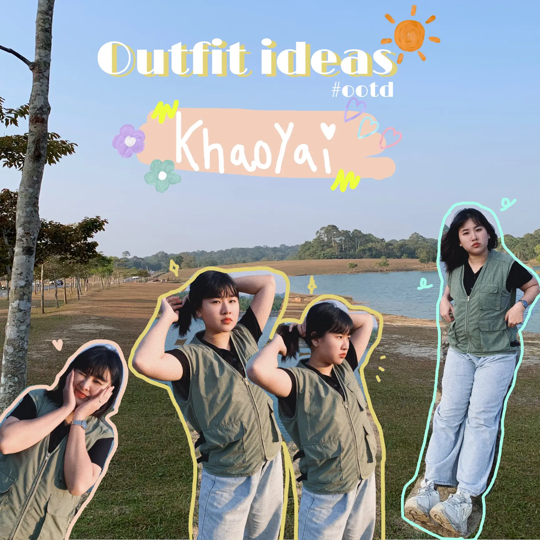 ⛰️ OOTD: KHAOYAI Put on a cool mountain trip vest. 😎 | Gallery posted by 𝑷𝒑 𝒕𝒉𝒊𝒕𝒊𝒌𝒂𝒏 | Lemon8