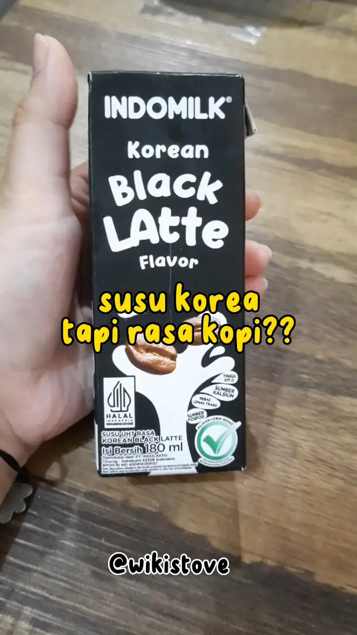 Indomilk Korean Black Latte | Video dipublikasikan oleh wikistove | Lemon8
