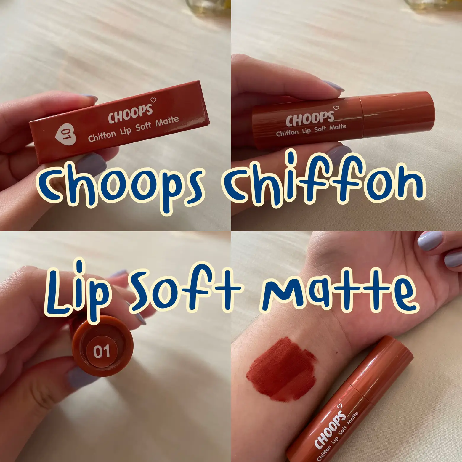 Choops Chiffon Lip Soft Matte #01 ราคาแค่ 26 บาท!!! | แกลเลอรีที่โพสต์ ...