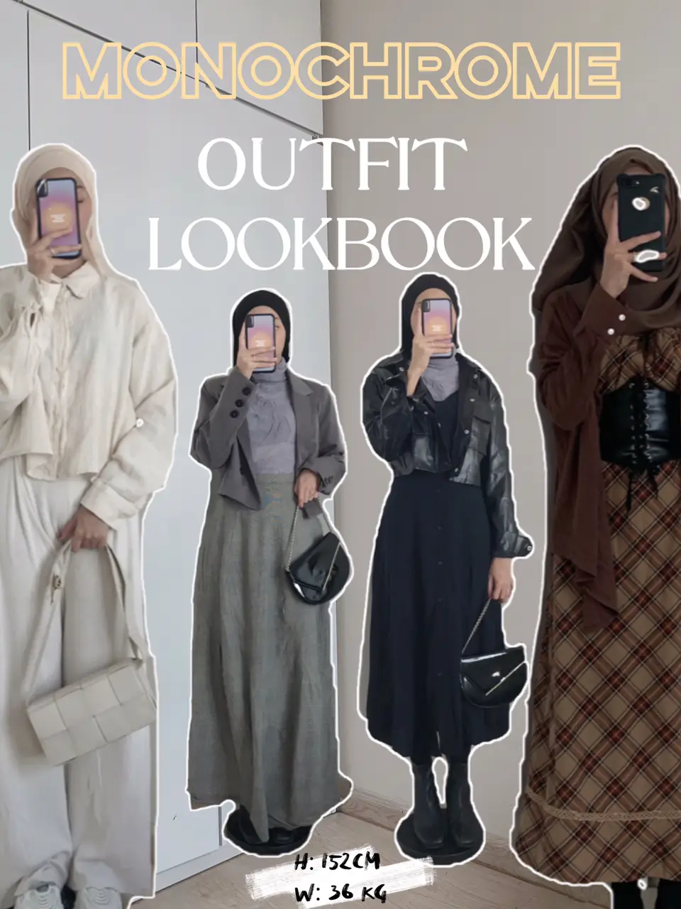 Monochrome Outfit Ideas With Minimal Effort👆🏻 | Galeri disiarkan oleh Miday | Lemon8