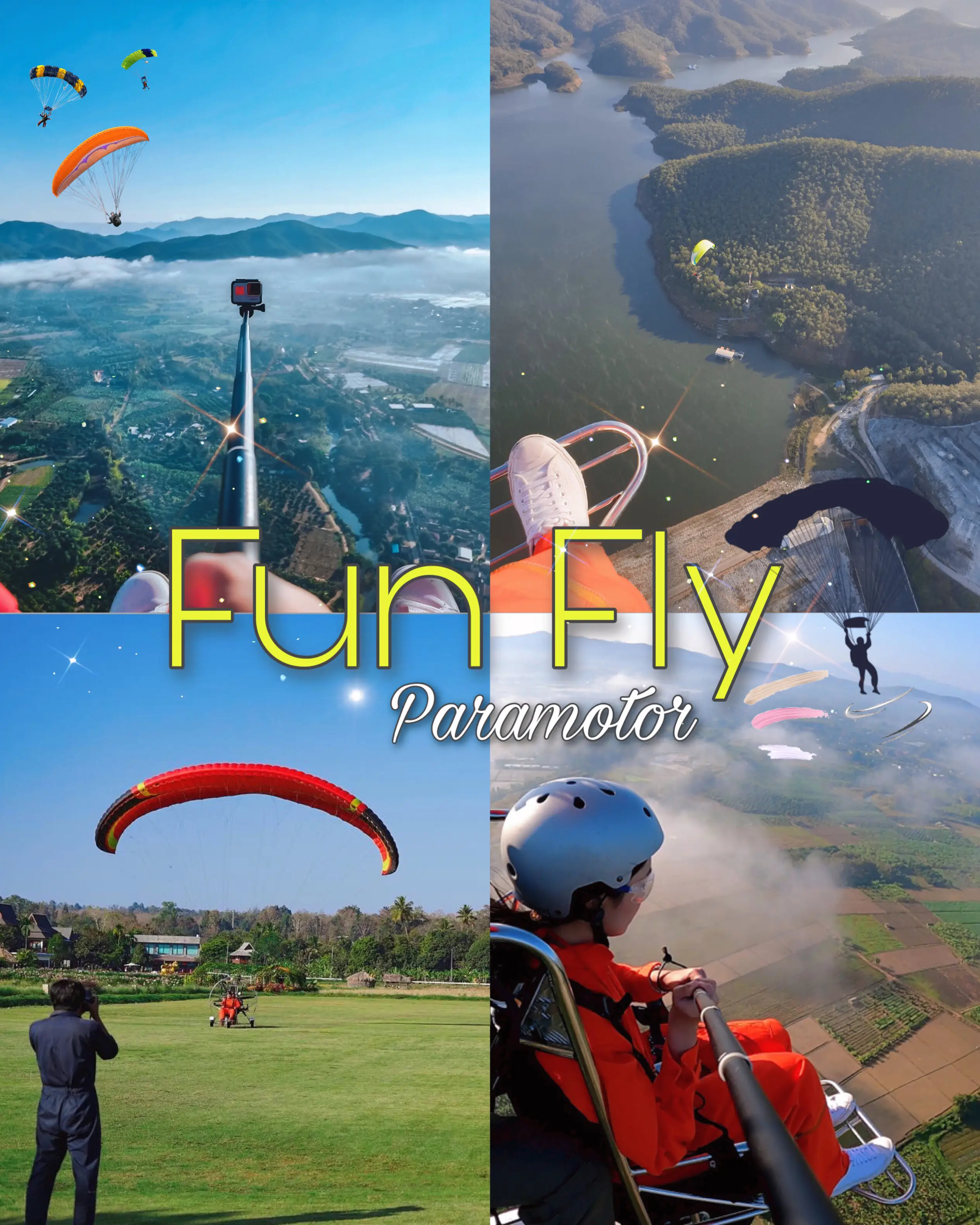 ไปบินกันค๊าาาา~ FUN FLY Paramotor 🪂 เชียงใหม่ | แกลเลอรีที่โพสต์โดย ...