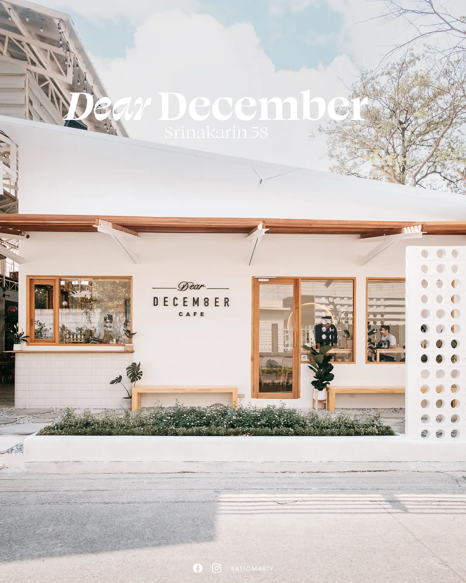 Dear December คาเฟ่น่ารักละมุนใจเปิดใหม่ ศรีนครินทร์ 58 | แกลเลอรีที่ ...