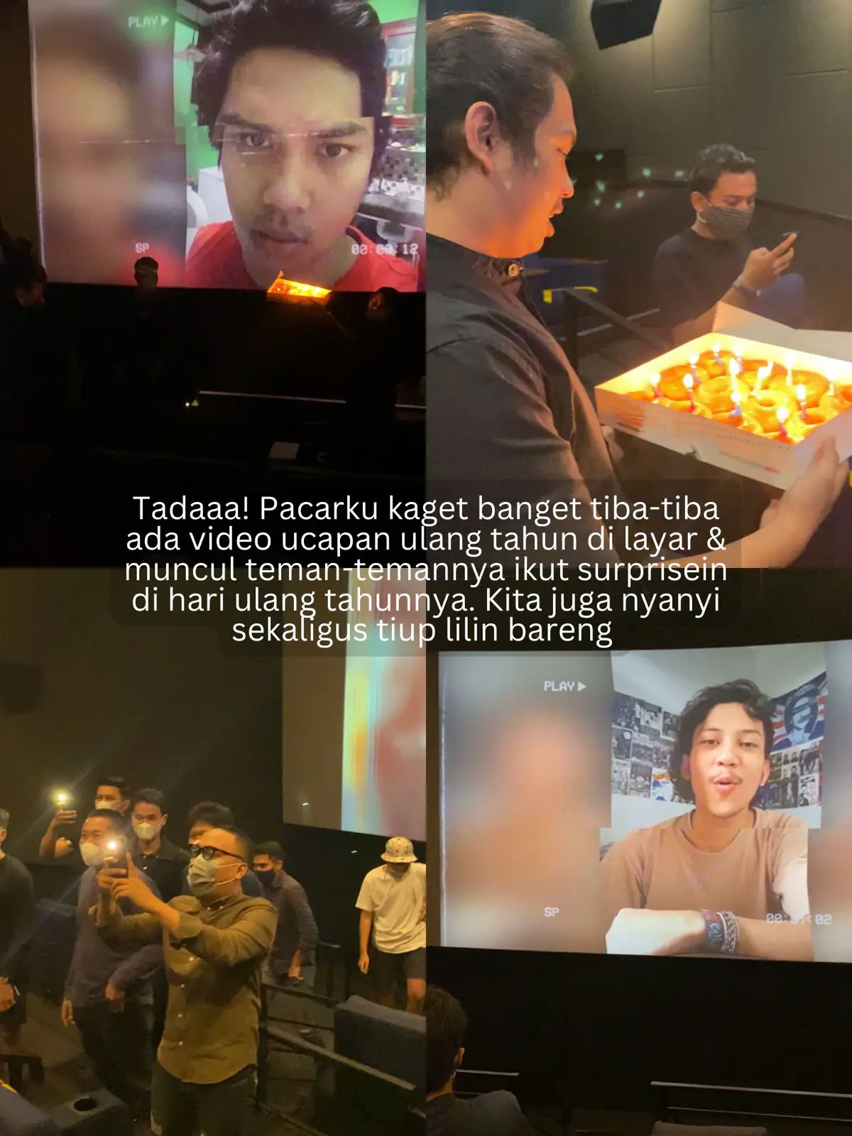 Sewa bioskop buat surprise mas pacar!🎉🎥 | Galeri diposting oleh naurahsyadira | Lemon8
