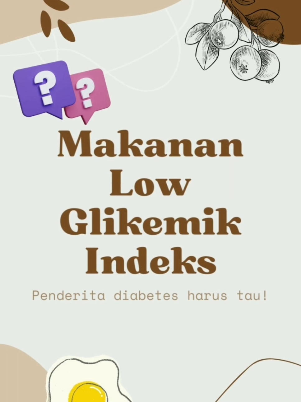 perbedaan glikemik indeks pada makanan | Video dipublikasikan oleh ...