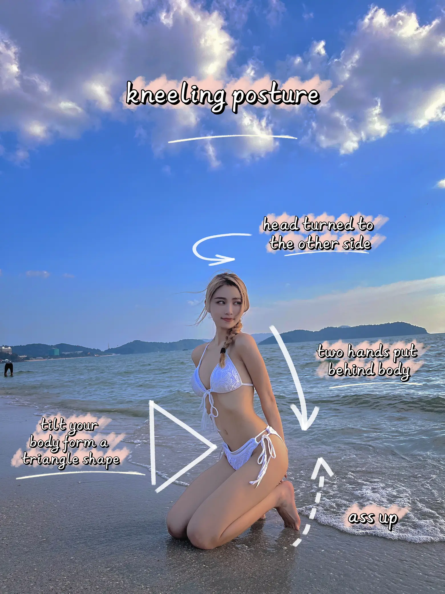 3 Seconds Get Beach Photo Pose！ | Galeri disiarkan oleh jessiekmq🧚🏻‍♀️ | Lemon8