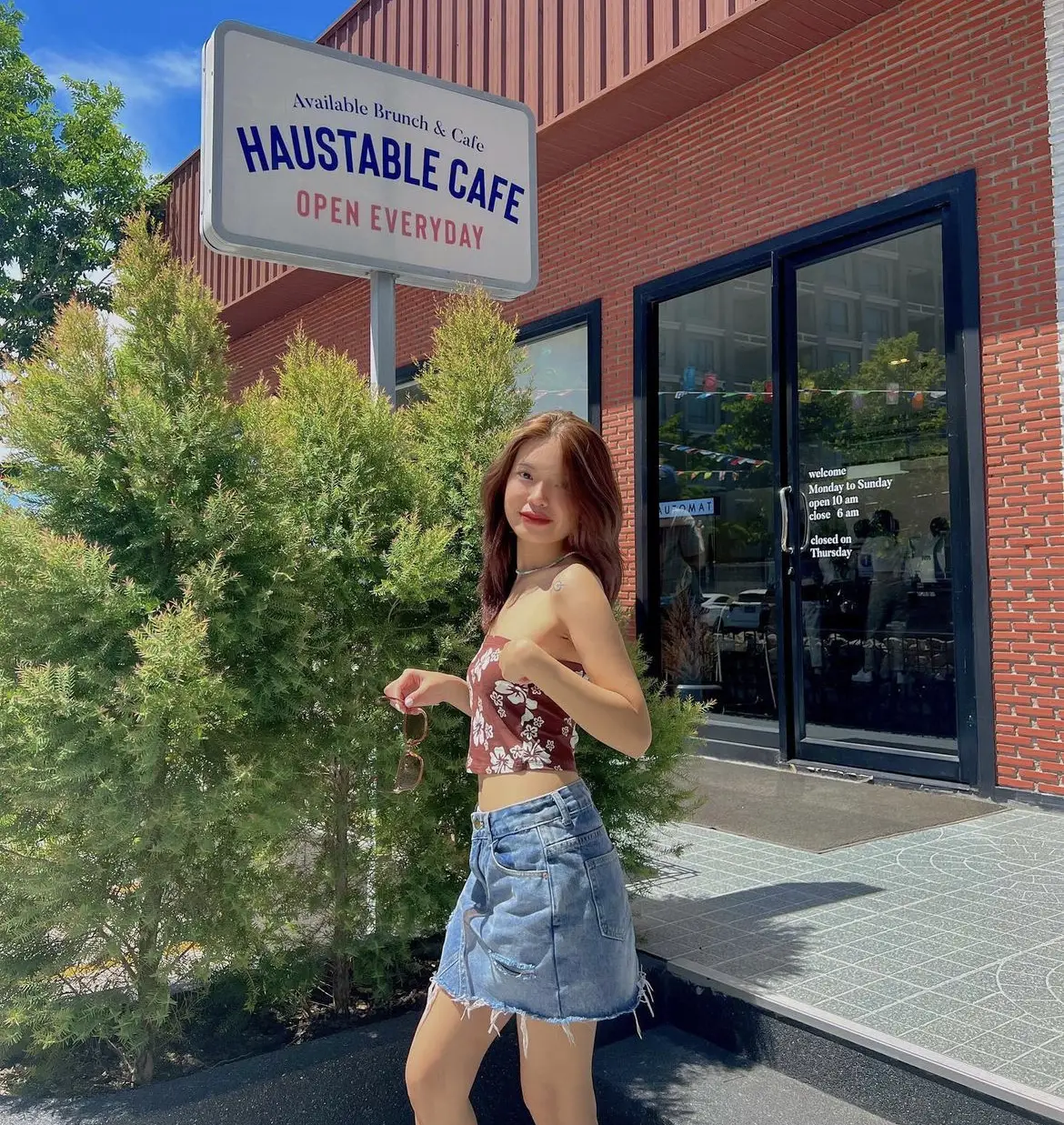 4ลุค กับกระโปรงยีนส์ตัวโปรด | แกลเลอรีที่โพสต์โดย Yammuch | Lemon8