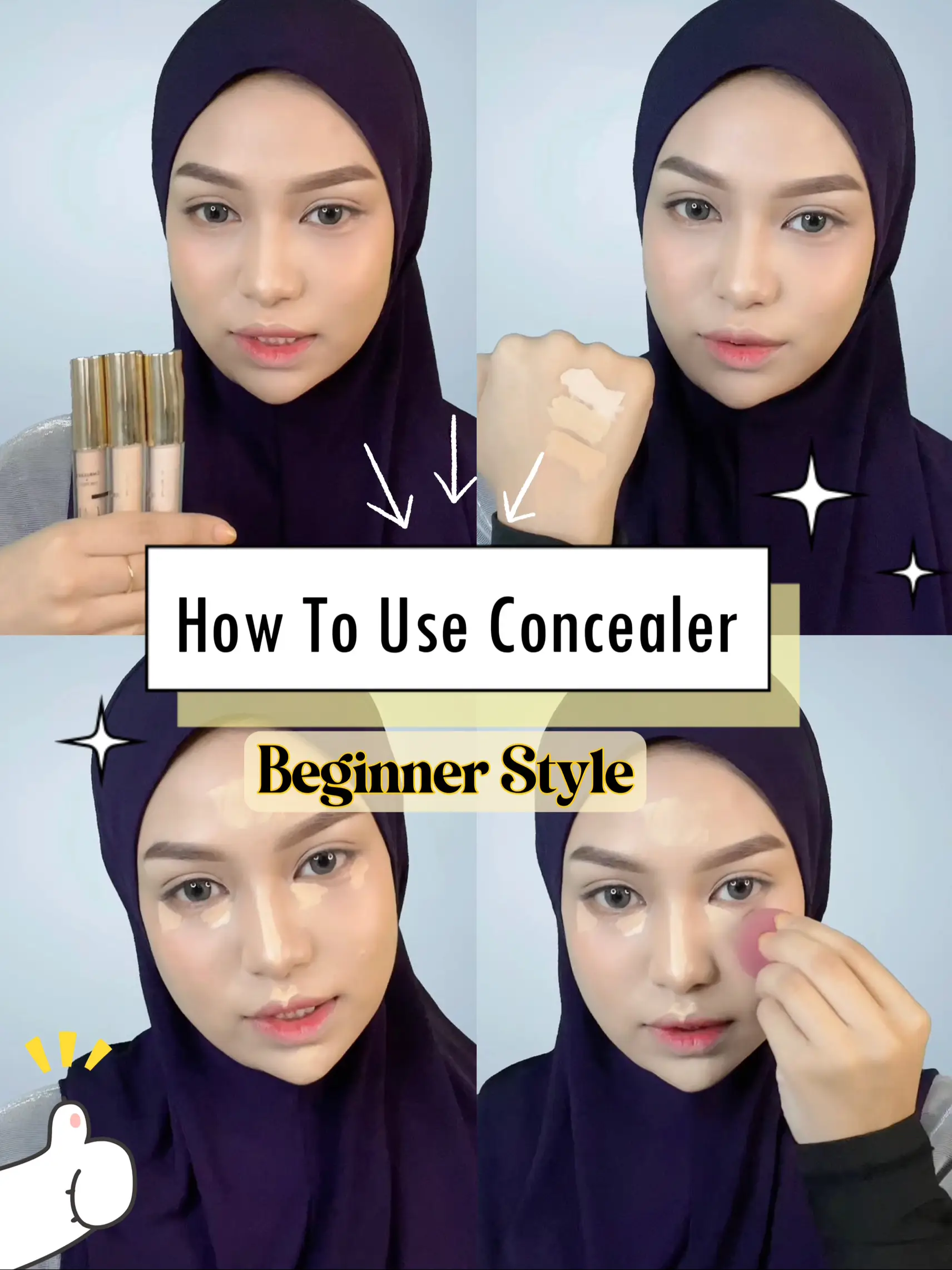 How To Apply Concealer | Beginner Makeup 💡 | Video diterbitkan oleh ...