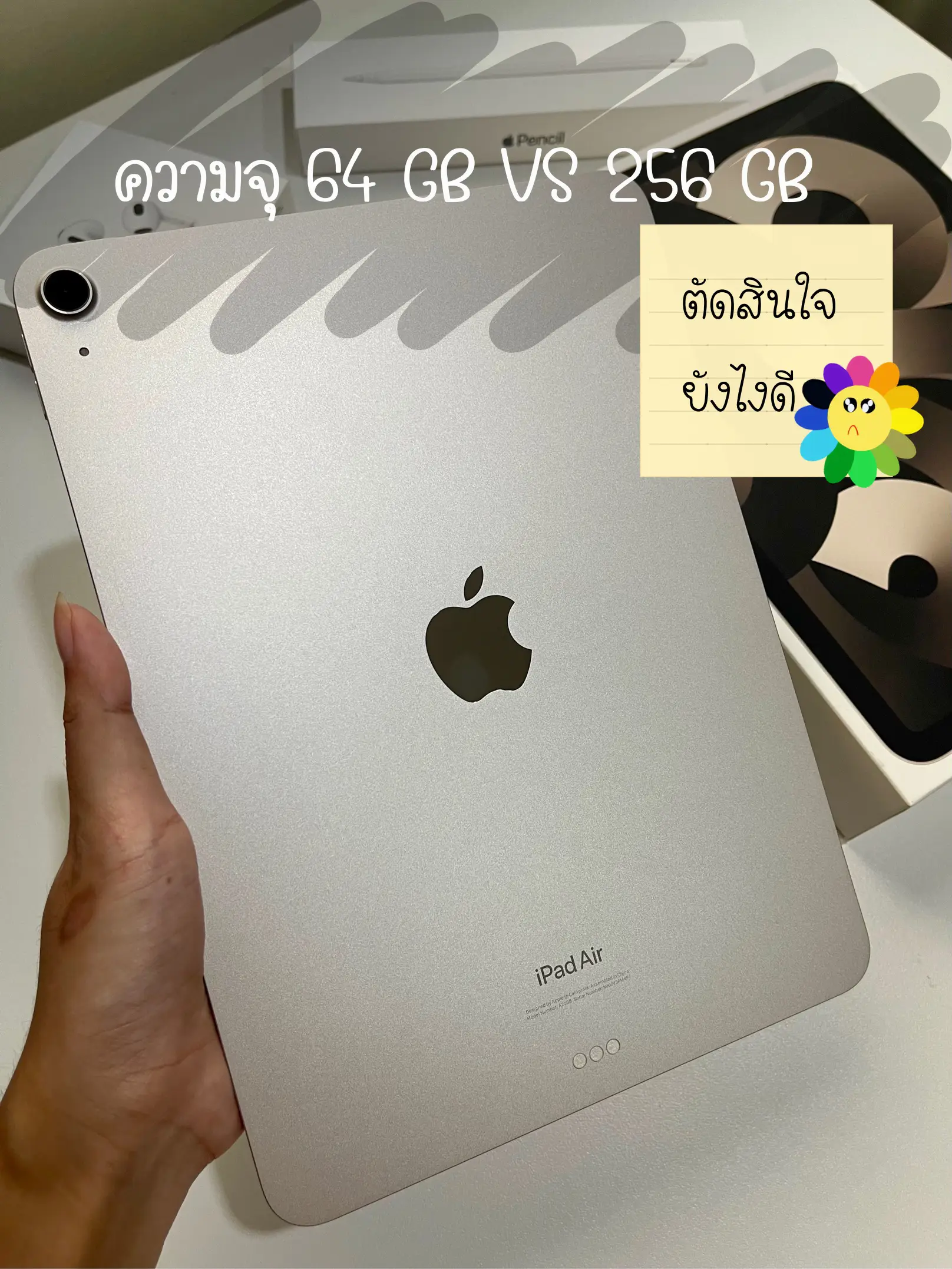 จะซื้อ iPad ก็คิดหนักเรื่องความจุ | แกลเลอรีที่โพสต์โดย ลูกแพร ที่ไม่ใช่ผลไม้ | Lemon8
