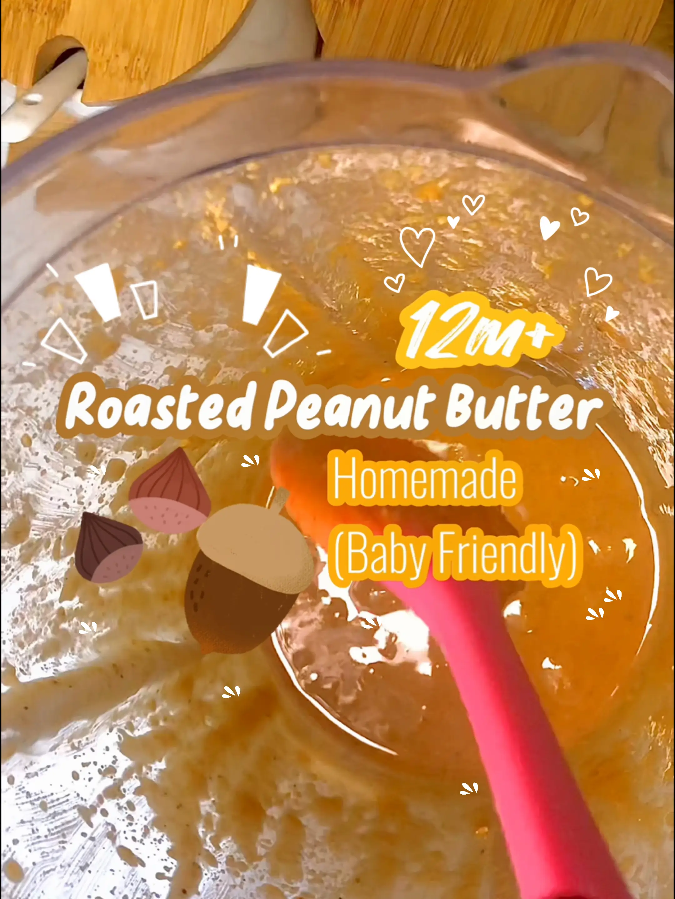 Homemade Peanut Butter Baby Friendly🥜 | วิดีโอที่เผยแพร่โดย mommyjibriel | Lemon8