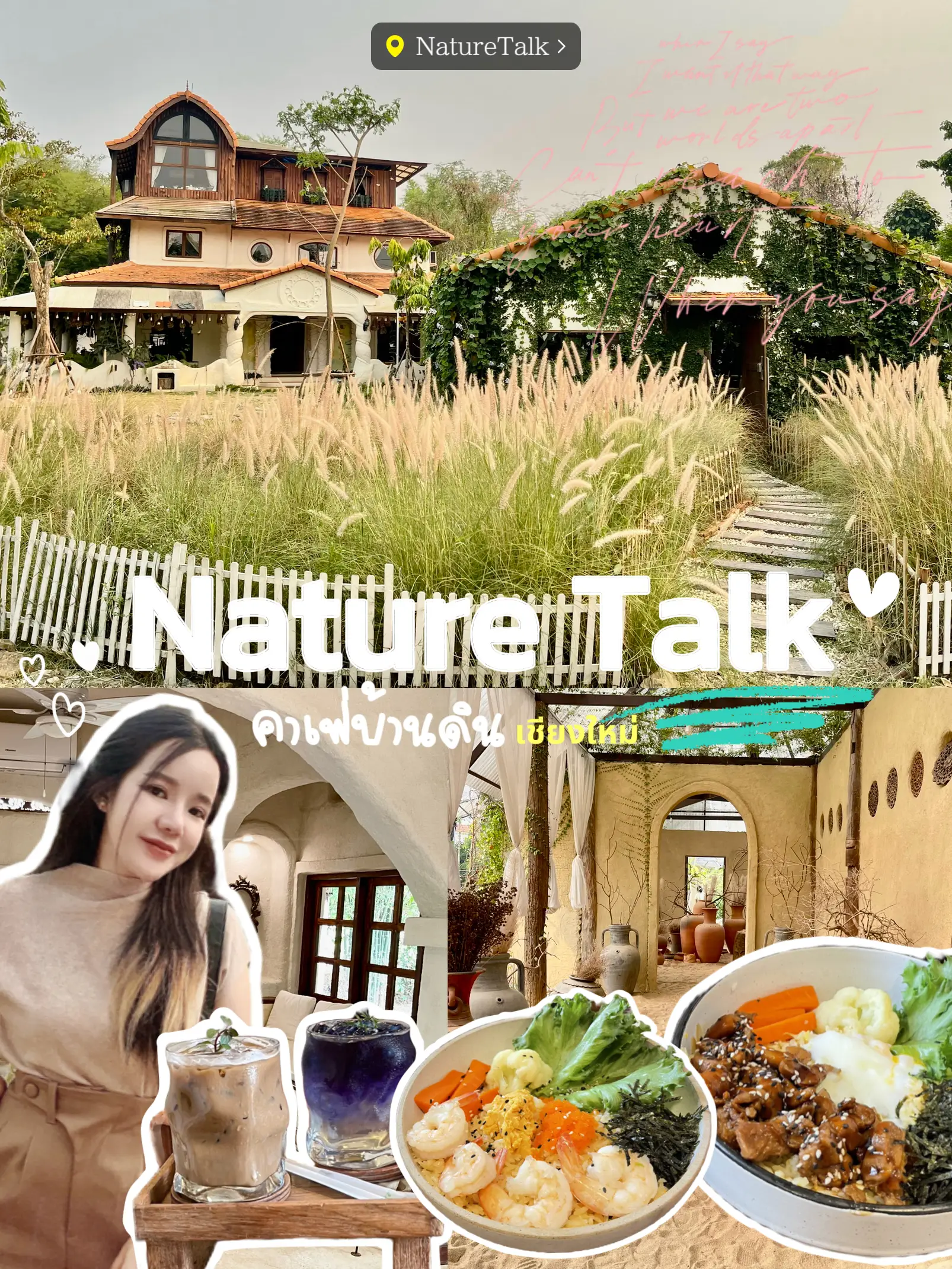Nature Talk คาเฟ่บ้านดิน : เชียงใหม่ 🍃 | แกลเลอรีที่โพสต์โดย Jirat Chaya | Lemon8