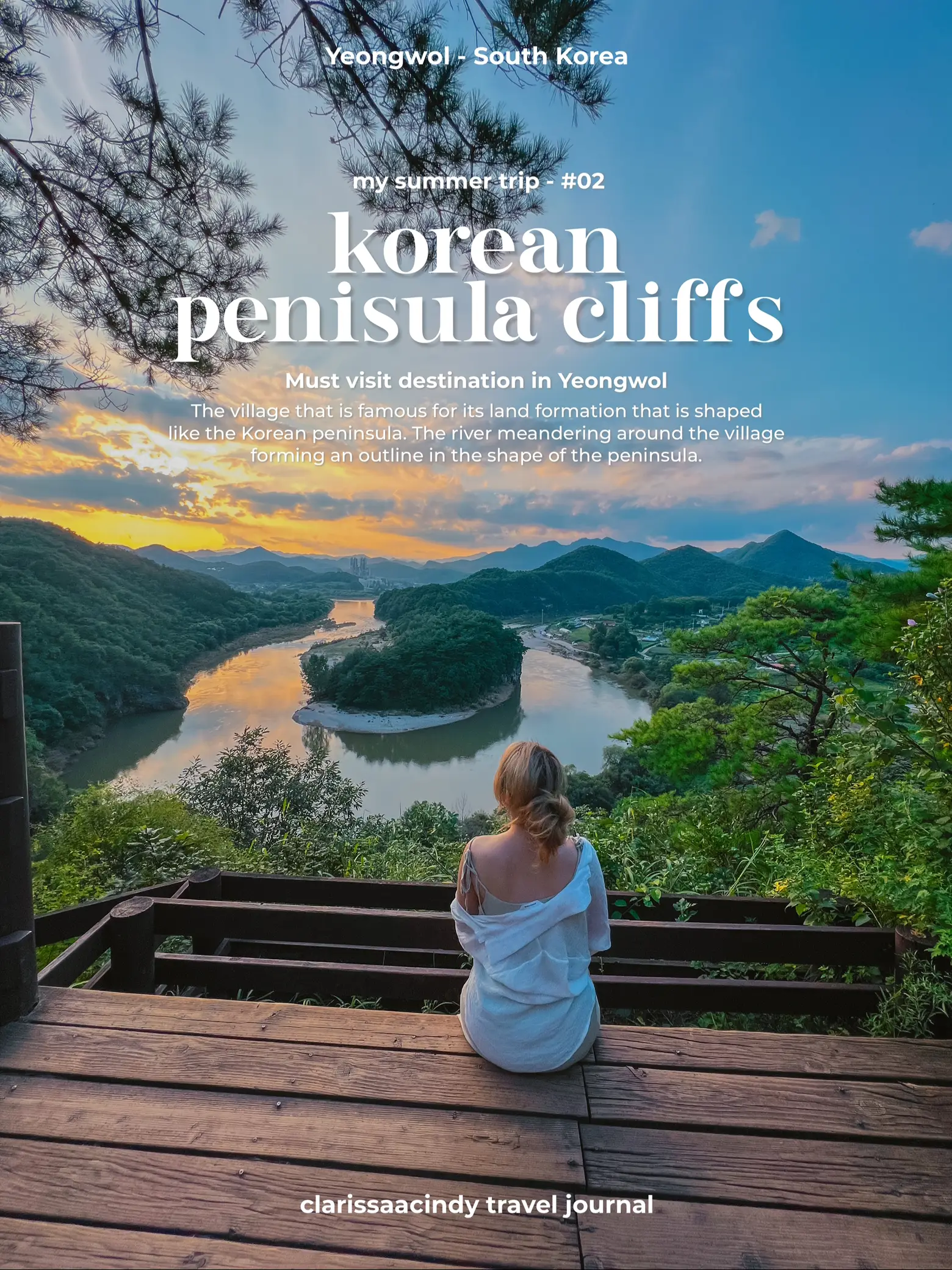 🏔 A scenic trip to Korean Peninsula-shaped Cliffs | Video published by ...