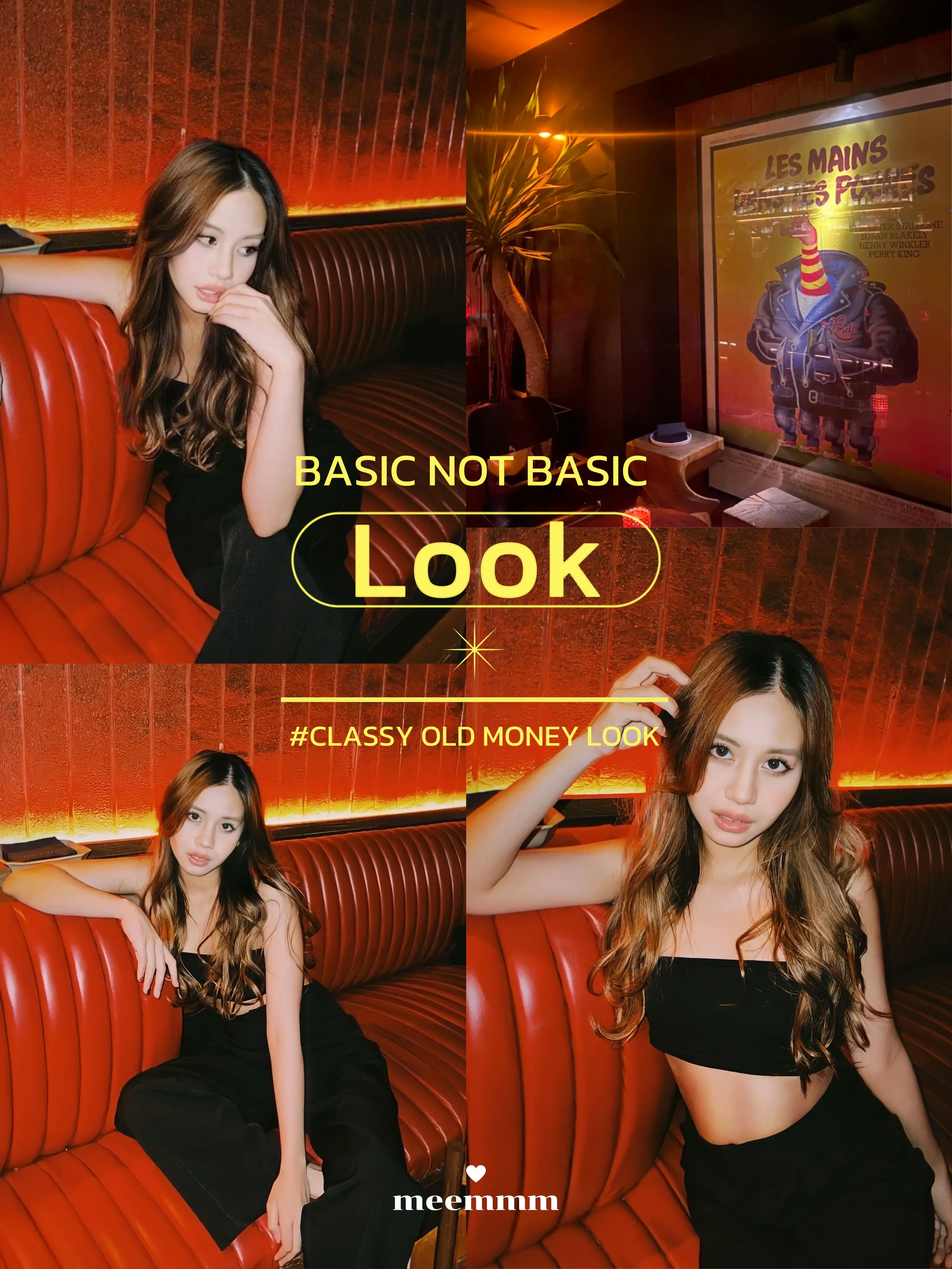 แต่งตัวไปบาร์ฉบับ Basic not Basic 💖 | แกลเลอรีที่โพสต์โดย Meemm | Lemon8