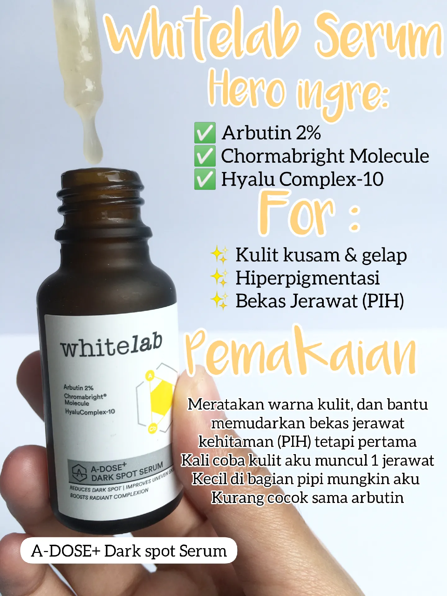 Review 4 Serum Whitelab Dibawah 100k? | Galeri diposting oleh Ellzaday putri | Lemon8