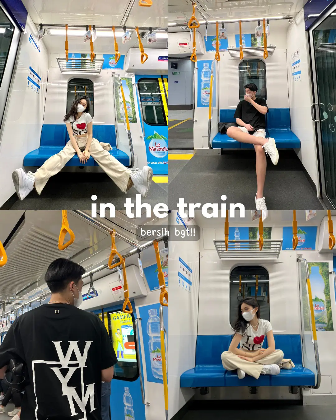 🚆WEEKEND MRT DATE: PHOTOSHOOT + OUTFIT 💙 | Galeri diposting oleh Angel ...