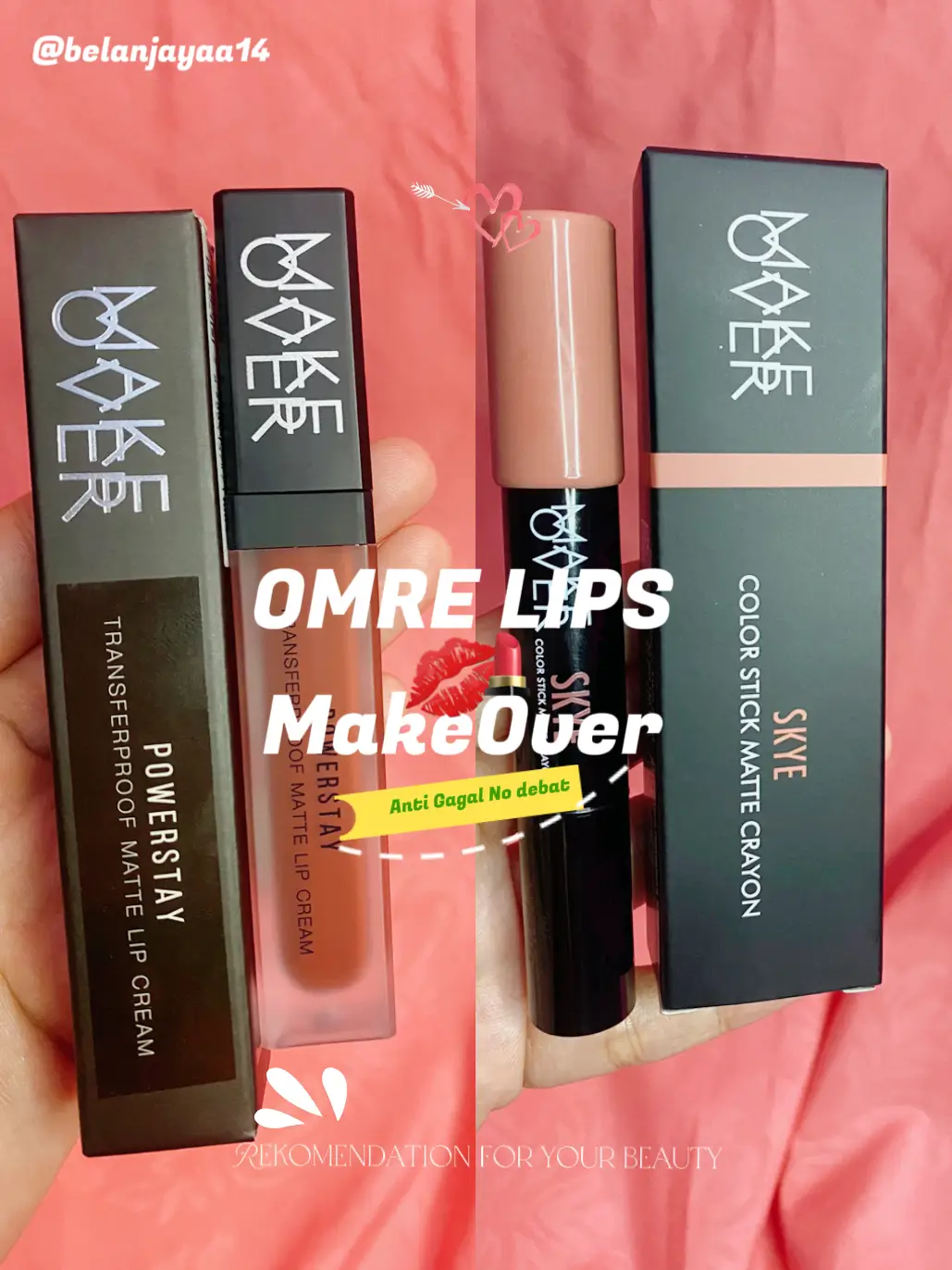 OMRE LIPS Rekomendation💋💄 | Galeri diposting oleh Lia Oktavia | Lemon8