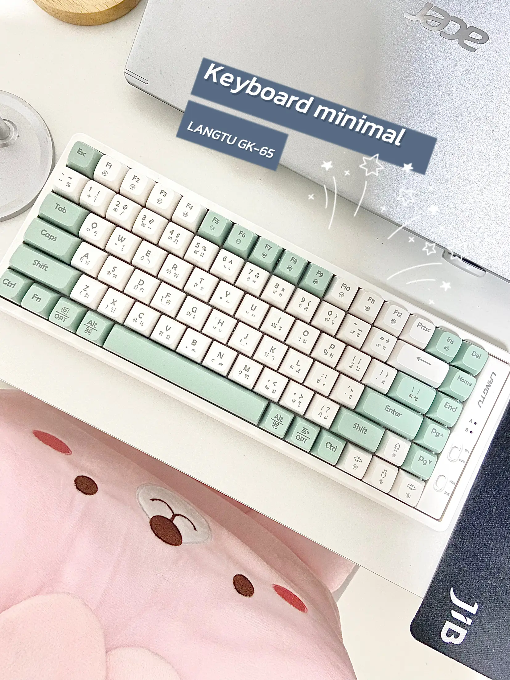 Keyboard mechanical ราคาหลักร้อย!! | วิดีโอที่เผยแพร่โดย poppichyy | Lemon8