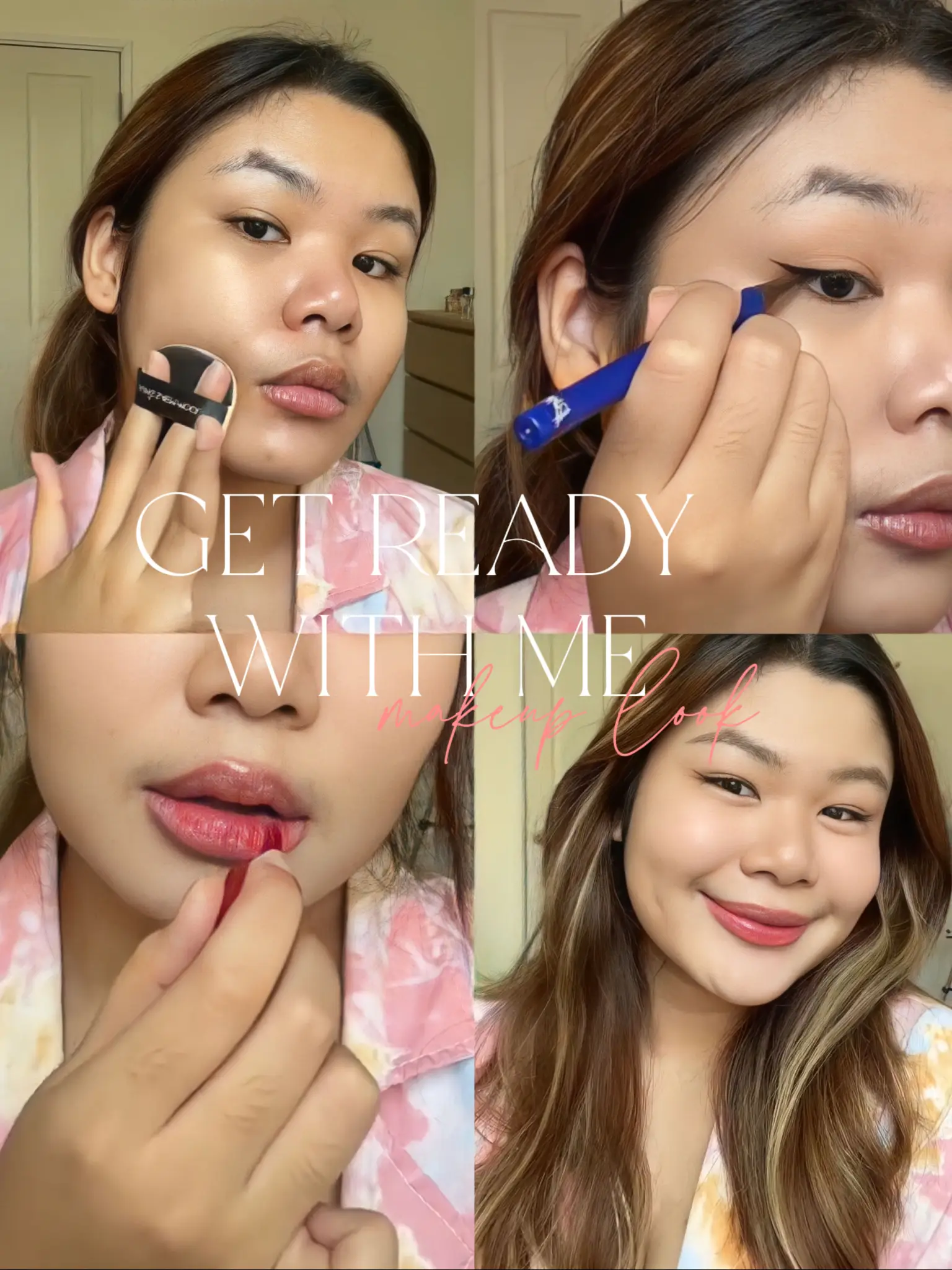 get ready with meee💖 ㅡ แต่งหน้าไปสู้ฝุ่นกันค่า😷 | วิดีโอที่เผยแพร่โดย PANGPOND⋆·˚ ༘ * | Lemon8