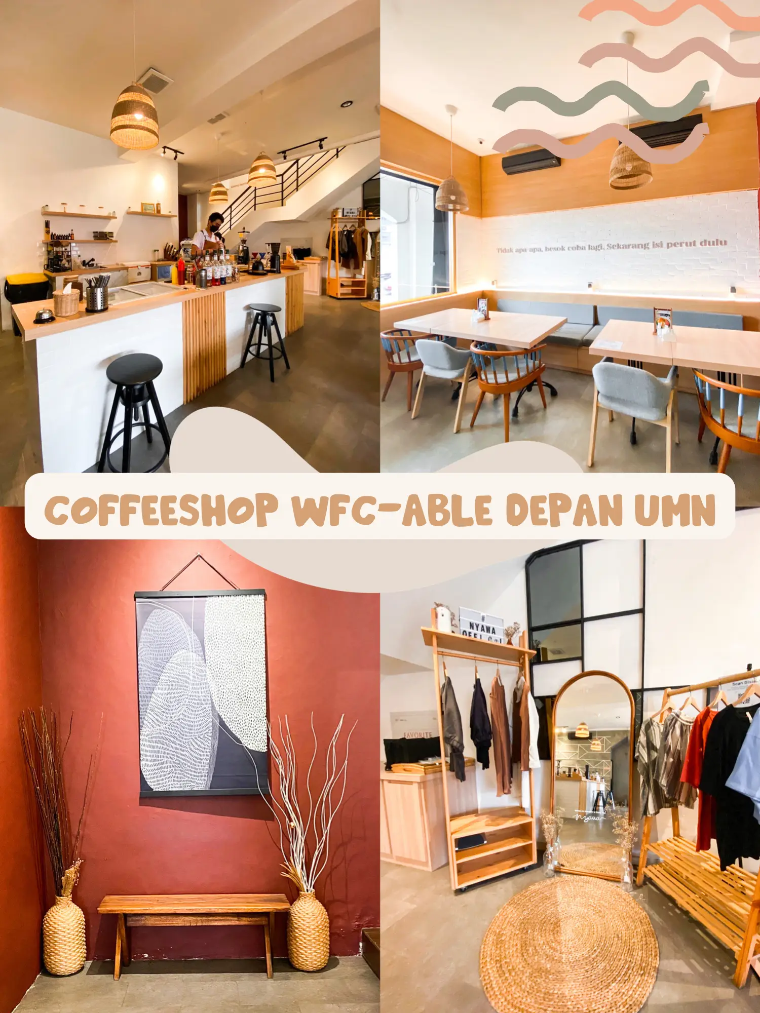 COFFEESHOP WFC-ABLE DEKET UMN🤩 | แกลเลอรีที่โพสต์โดย Review Cafe | Lemon8