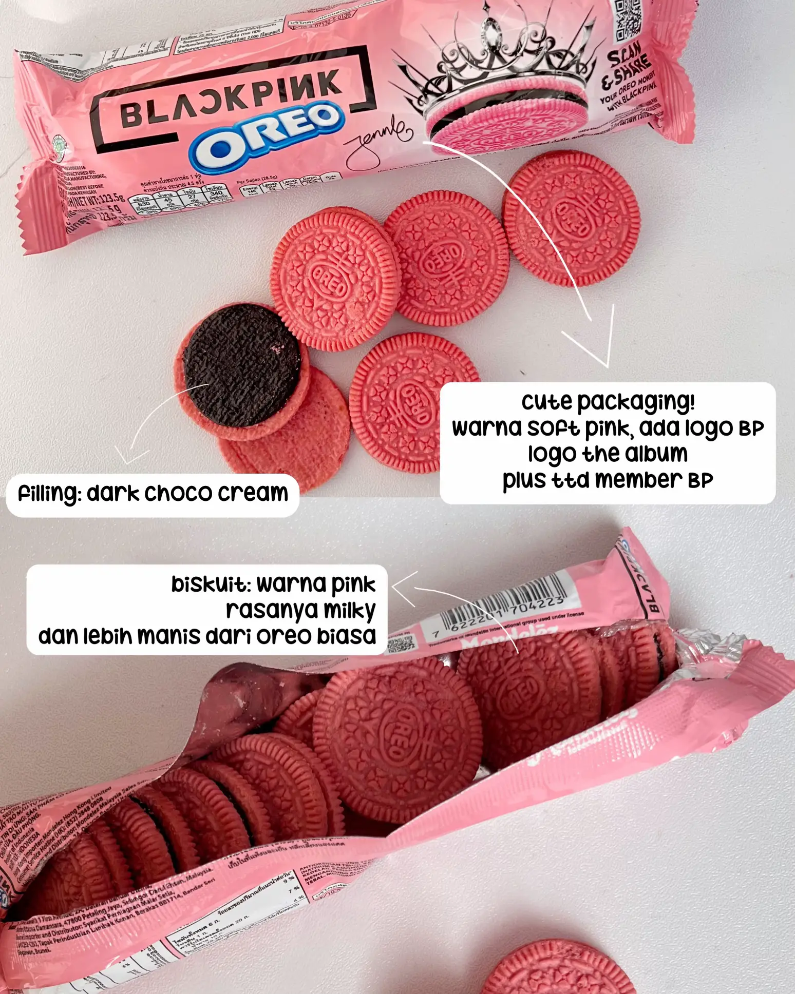 REVIEW OREO BLACKPINK YANG LAGI VIRAL | Galeri diposting oleh diarps | Lemon8
