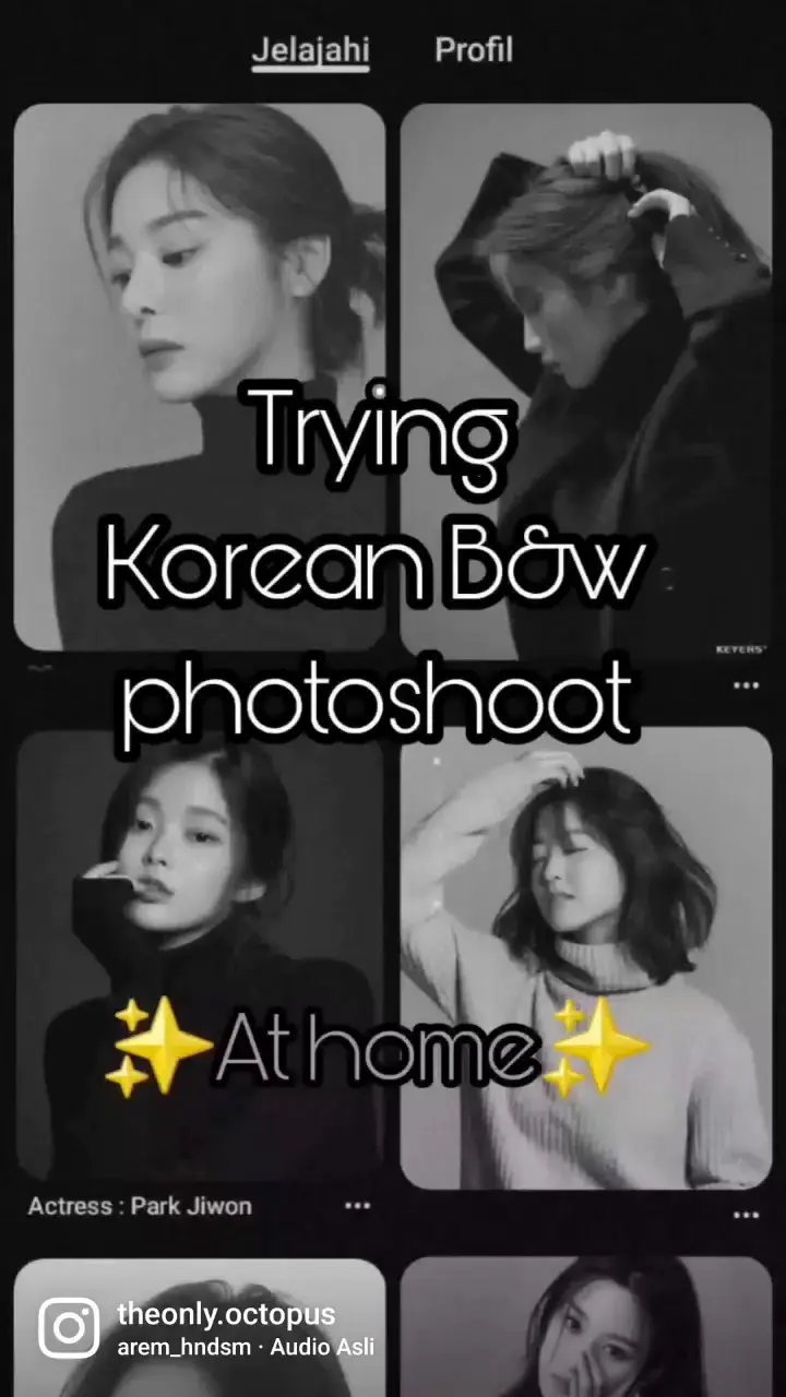 ️Viral Korean B&W photoshoot ️ | วิดีโอที่เผยแพร่โดย Hello jihan_sav | Lemon8