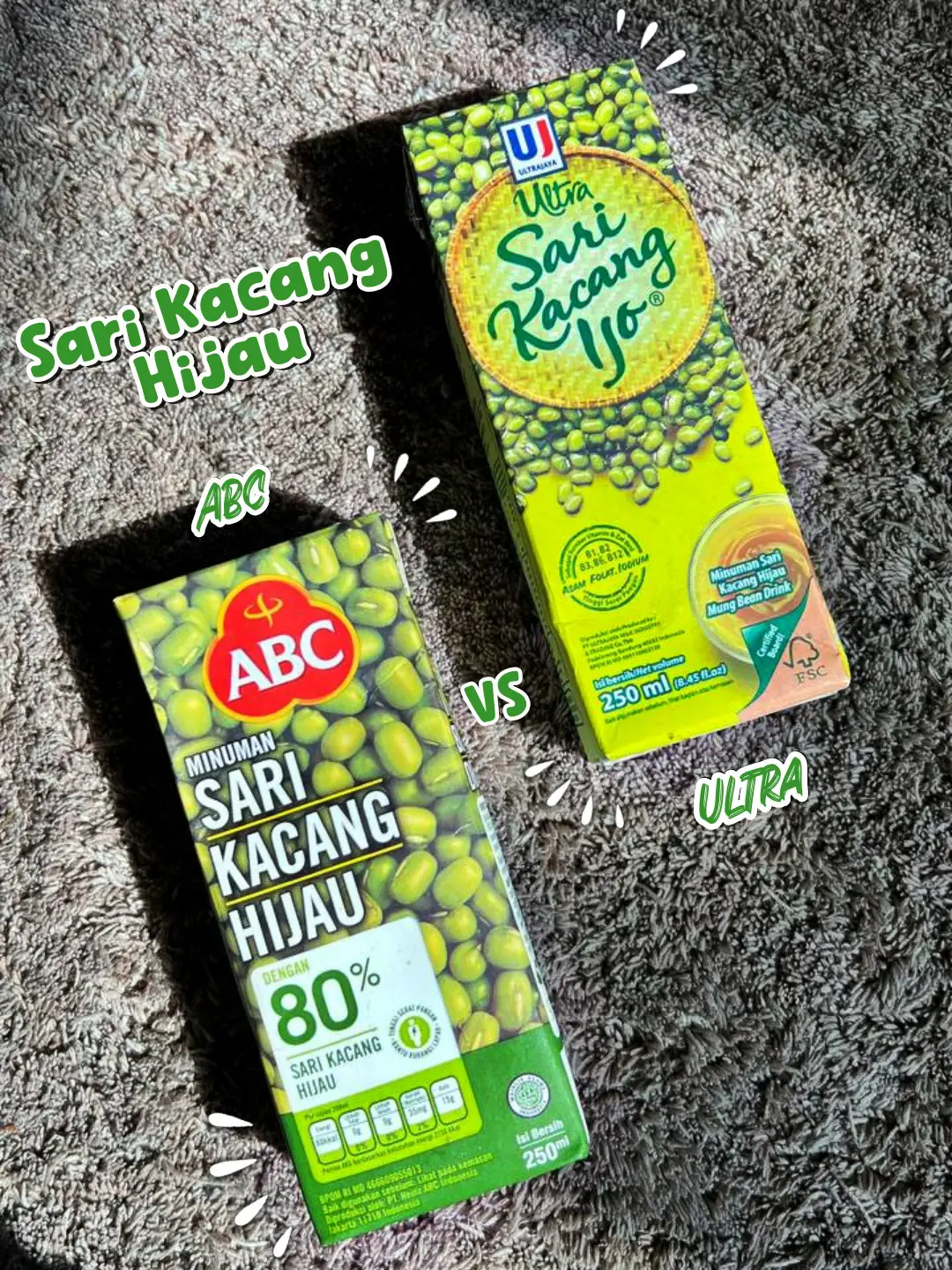 Batle….Sari kacang hijau ABC VS ULTRA | Galeri diposting oleh ...