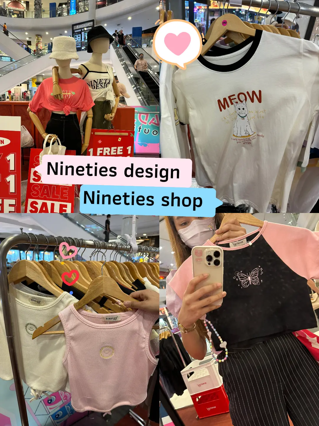 พาชม เสื้อยืด เสื้อครอป ลายน่ารักๆ Nineties design💗 | แกลเลอรีที่โพสต์ ...