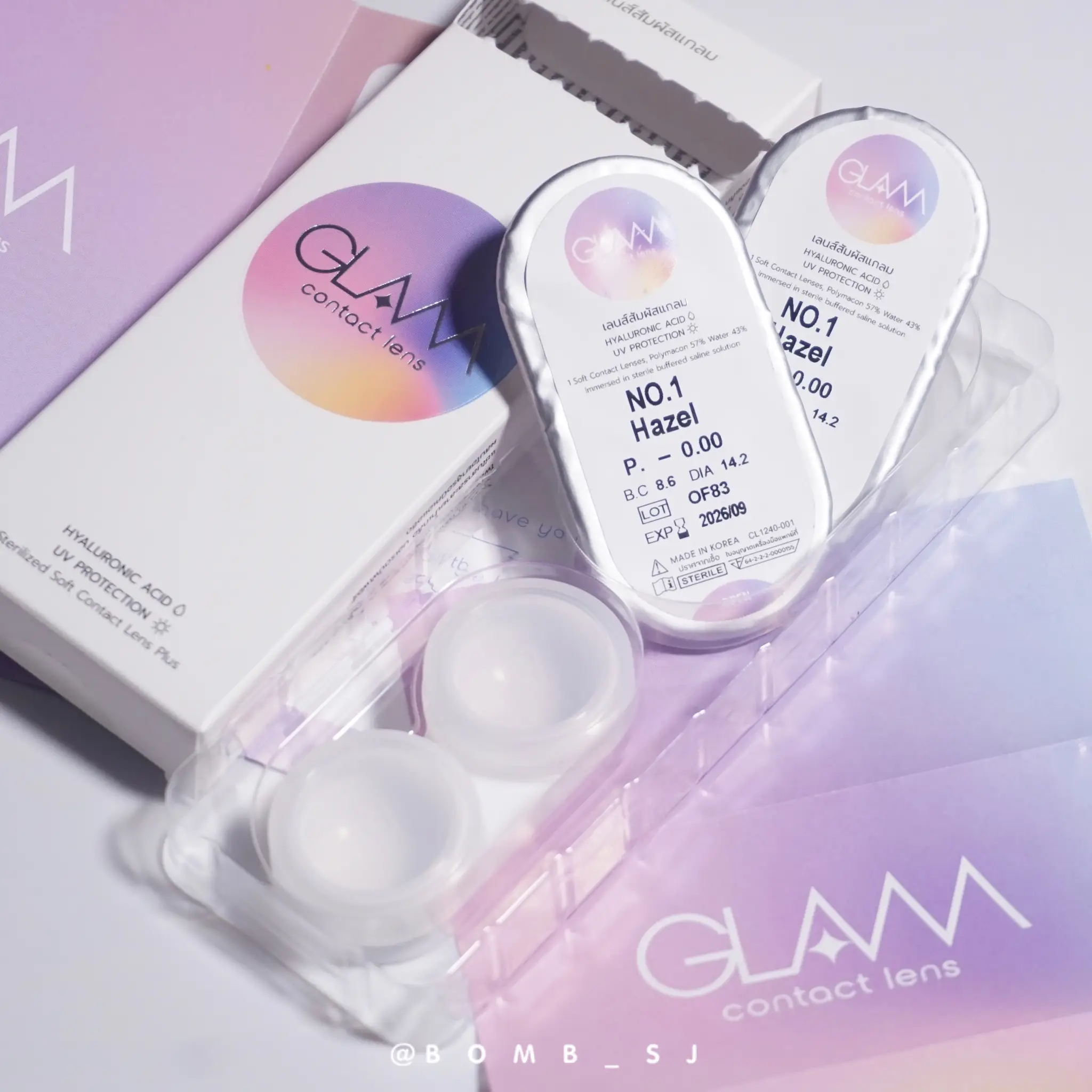 รีวิว GLAM Contact Lens : No.1 Hazel | แกลเลอรีที่โพสต์โดย Bomb_sj | Lemon8