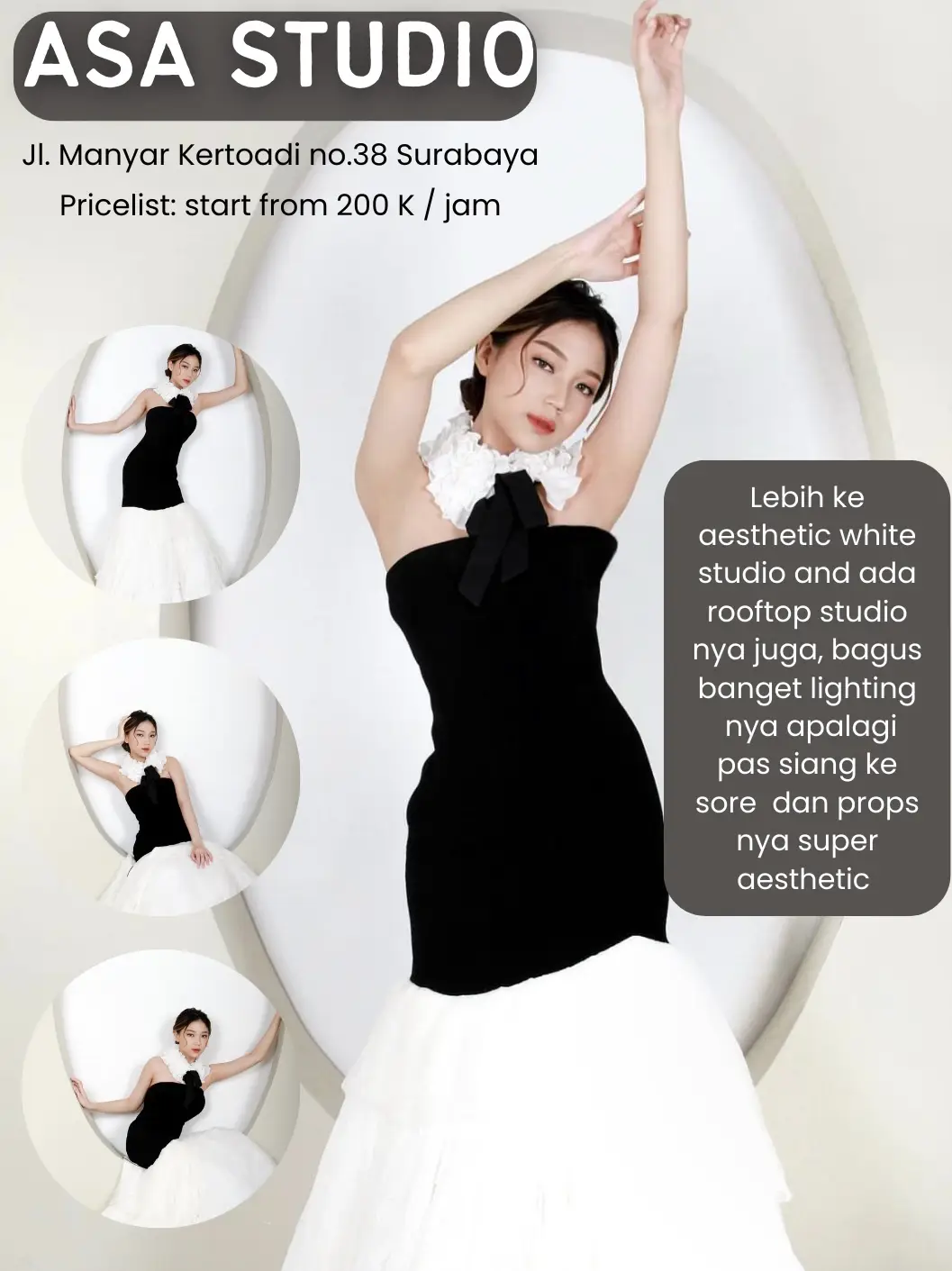 TOP 4 STUDIO FOTO DI SURABAYA🤎 | Galeri diposting oleh Charmine🤍 | Lemon8