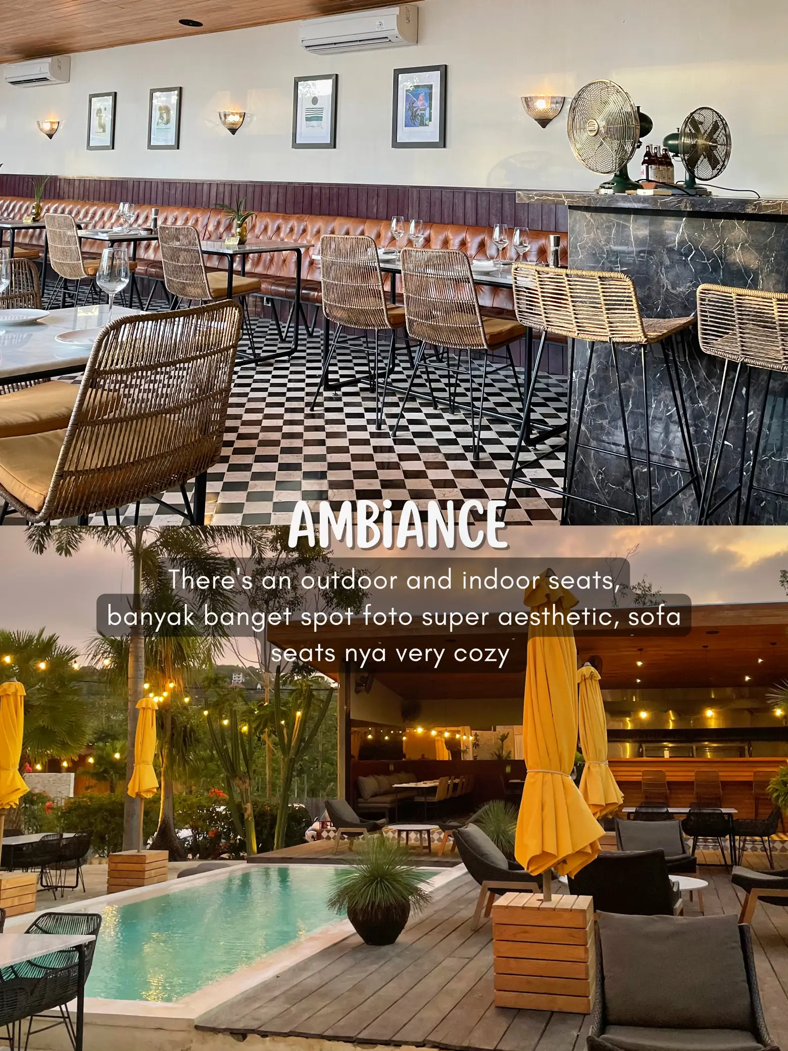 RESTAURANT DENGAN SPOT FOTO AESTHETIC + Outfit | Galeri diposting oleh ...