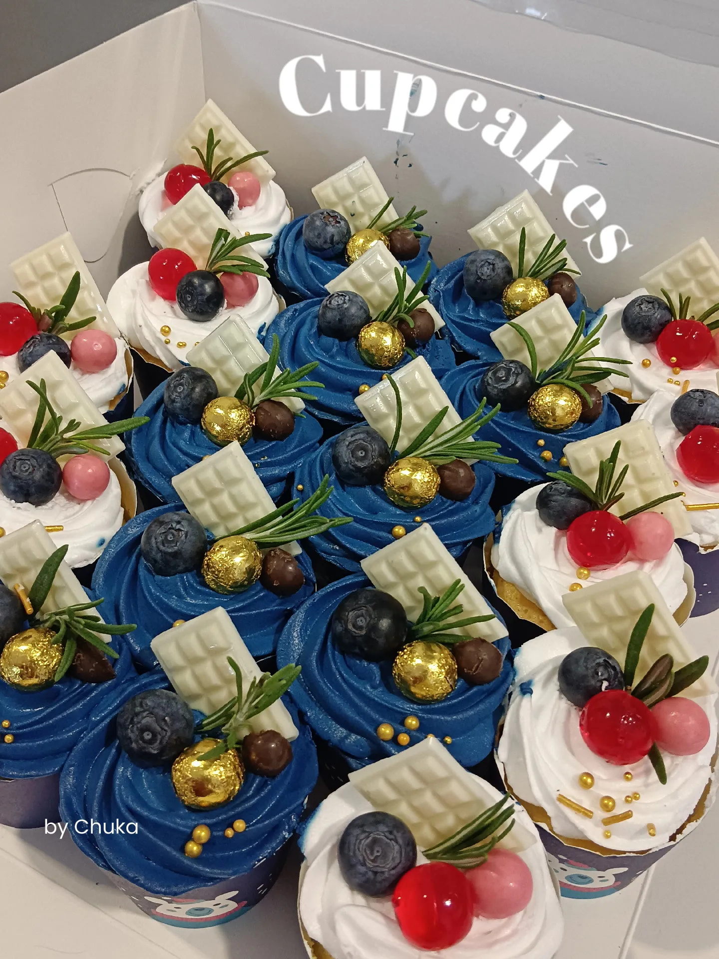 คัพเค้ก#cupcake#คัพเค้ก#บูลเบอร์รี่ | แกลเลอรีที่โพสต์โดย Apple 4289 ...