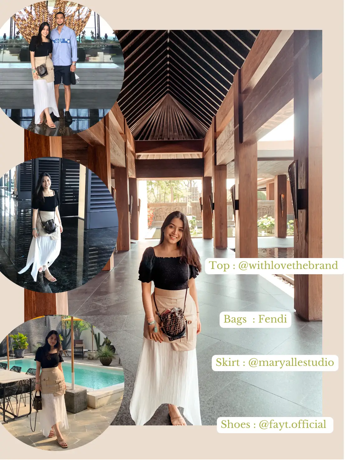 OOTD HONEYMOON di BALI yang bikin terlihat ramping | Galeri diposting oleh karunitha | Lemon8