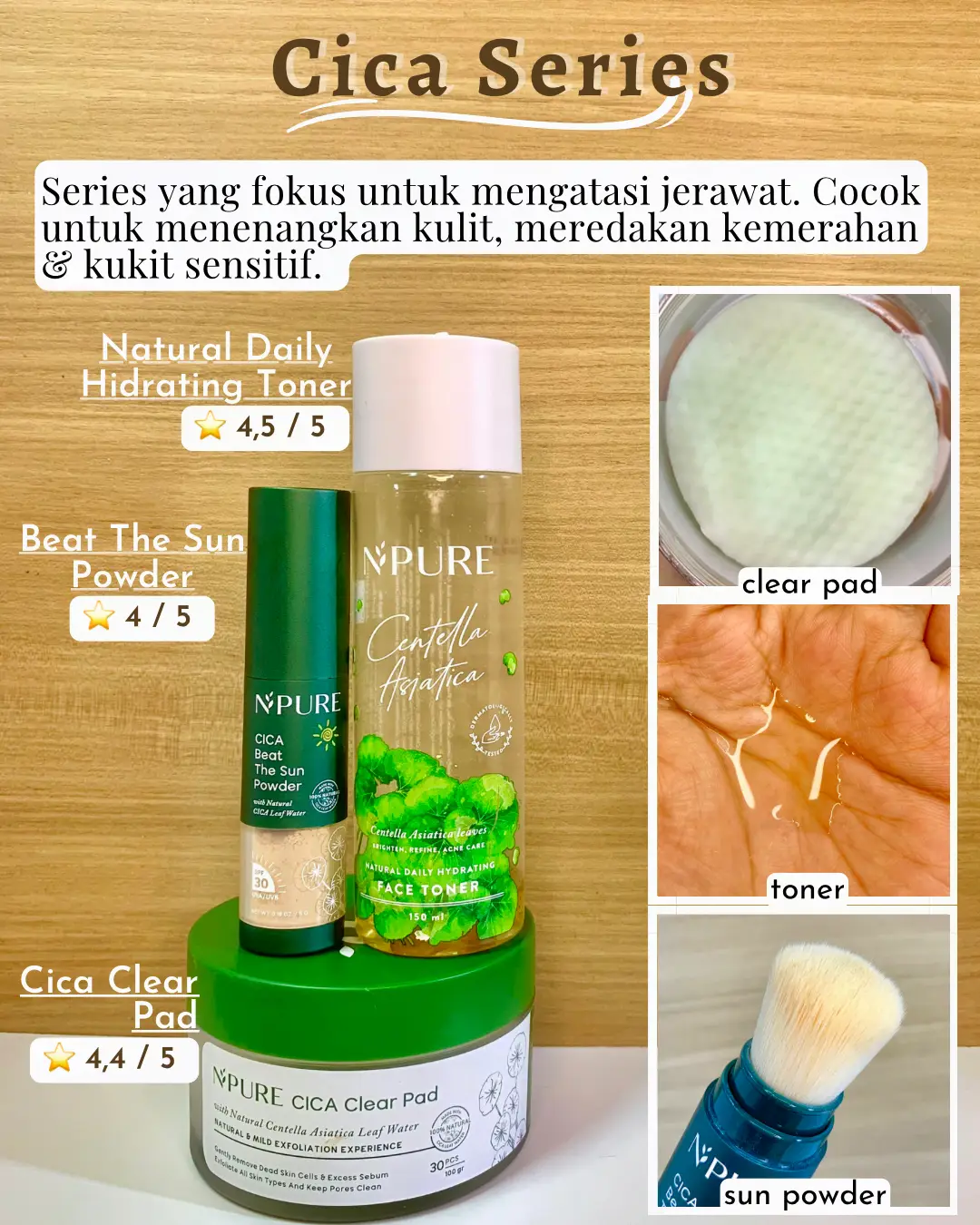 RATE Semua Series NPURE - Kamu Cocok yang Mana?⭐️ | แกลเลอรีที่โพสต์โดย Nova Zee | Lemon8