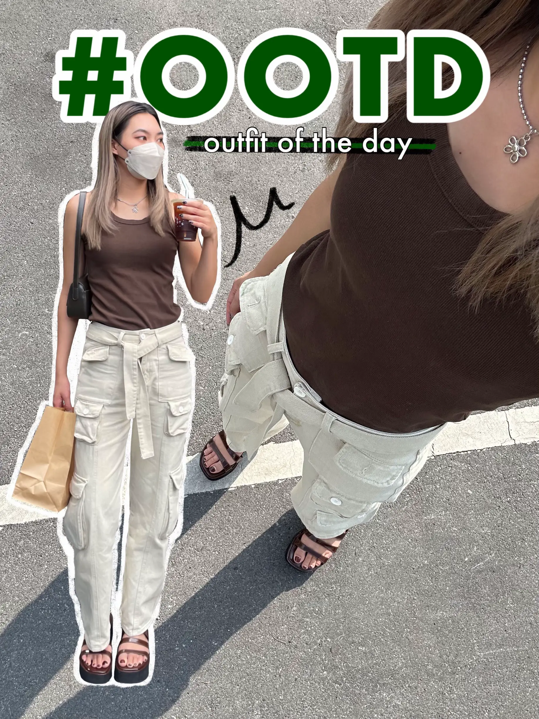 #OOTD 🧍🏻‍♀️🫧 แต่งตัวy2k คุมโทนเก๋ๆ🦫 | แกลเลอรีที่โพสต์โดย ooummms | Lemon8