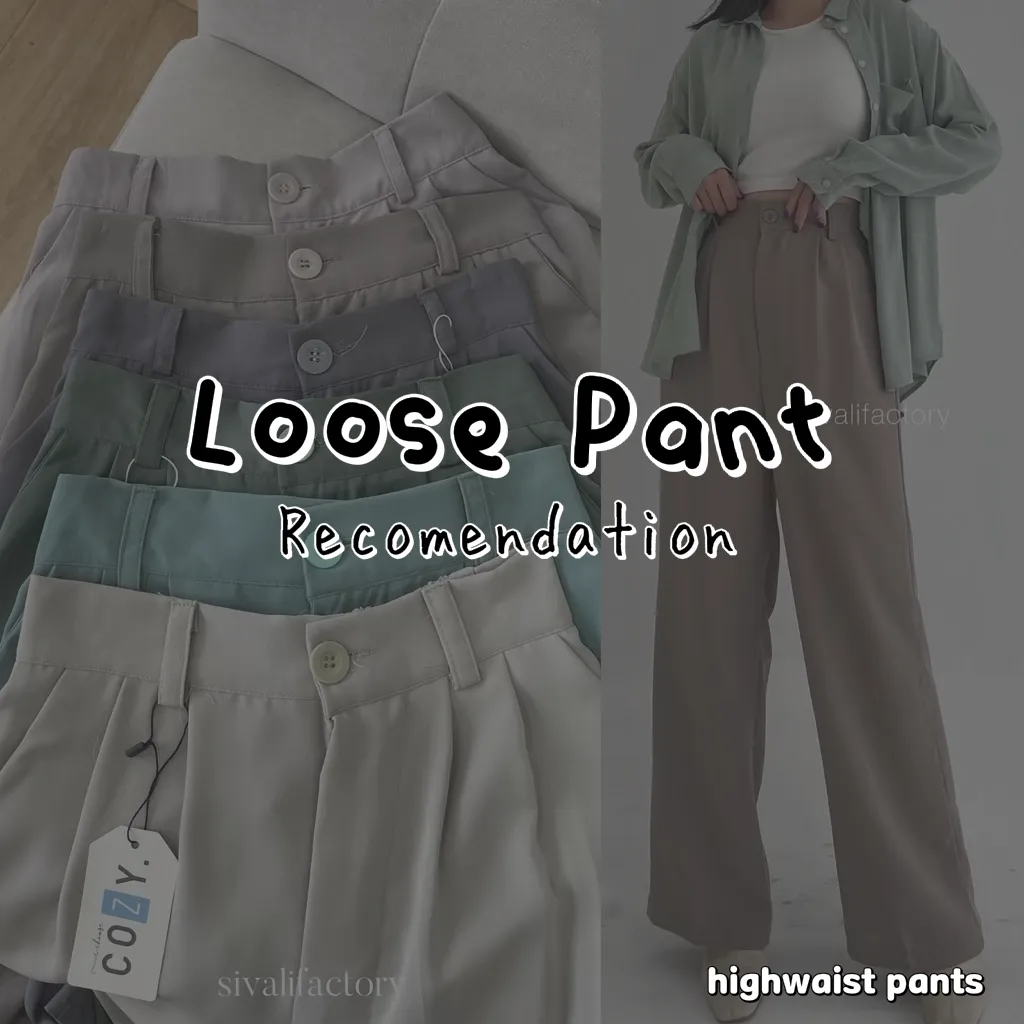 Loose Pant | Galeri diposting oleh OOTD FASHION 🧚 | Lemon8