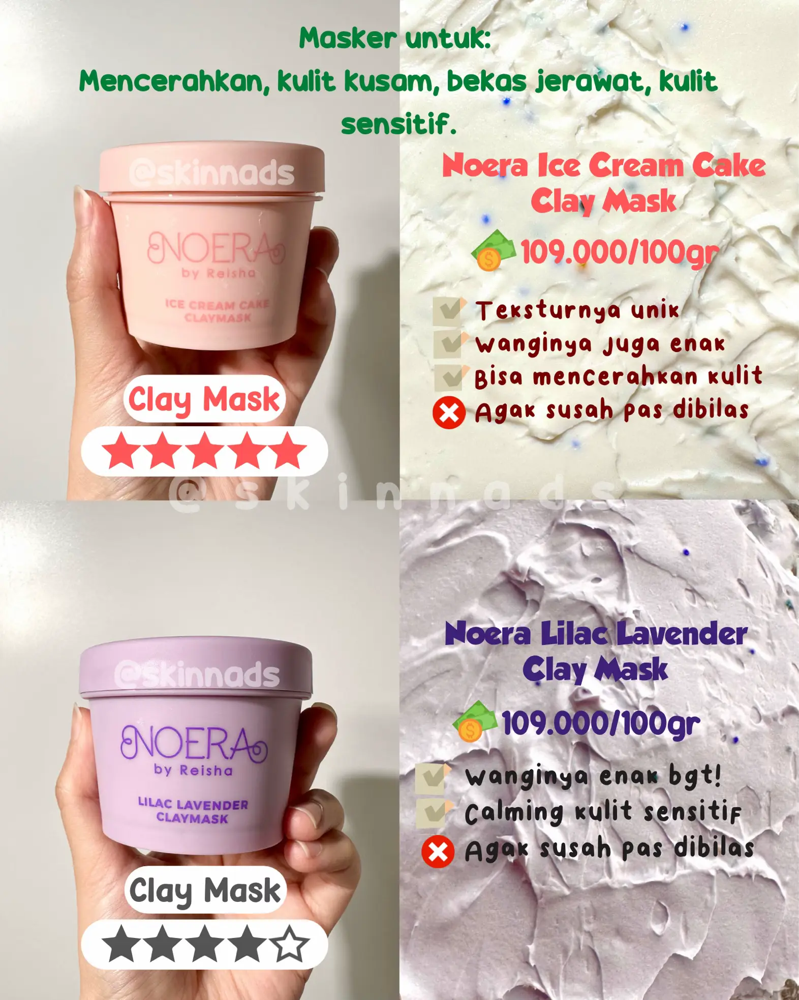 Jenis-jenis masker wajah yang harus kamu tau! | Galeri diposting oleh Nadiah A | Lemon8