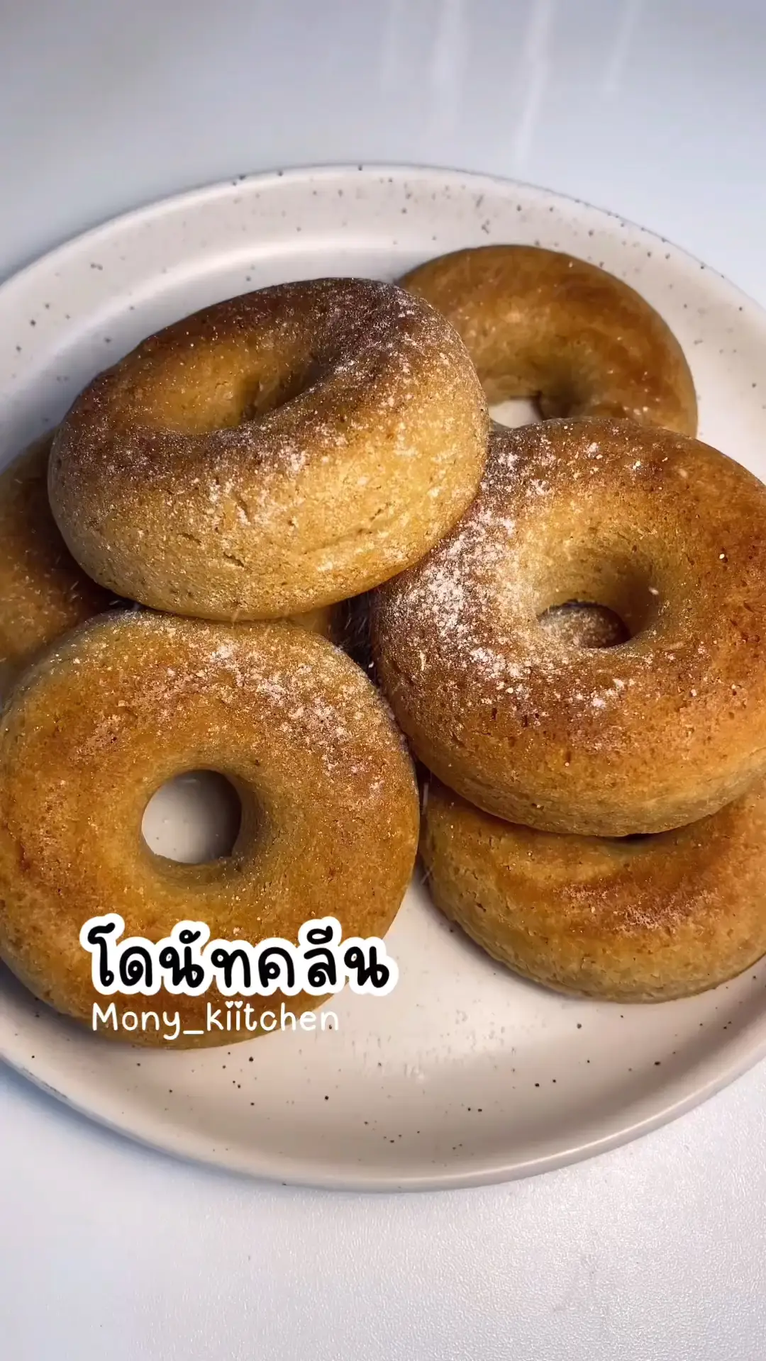 โดนัทคลีน Healthy donuts 🍩🤍 | วิดีโอที่เผยแพร่โดย MonyMiteena | Lemon8