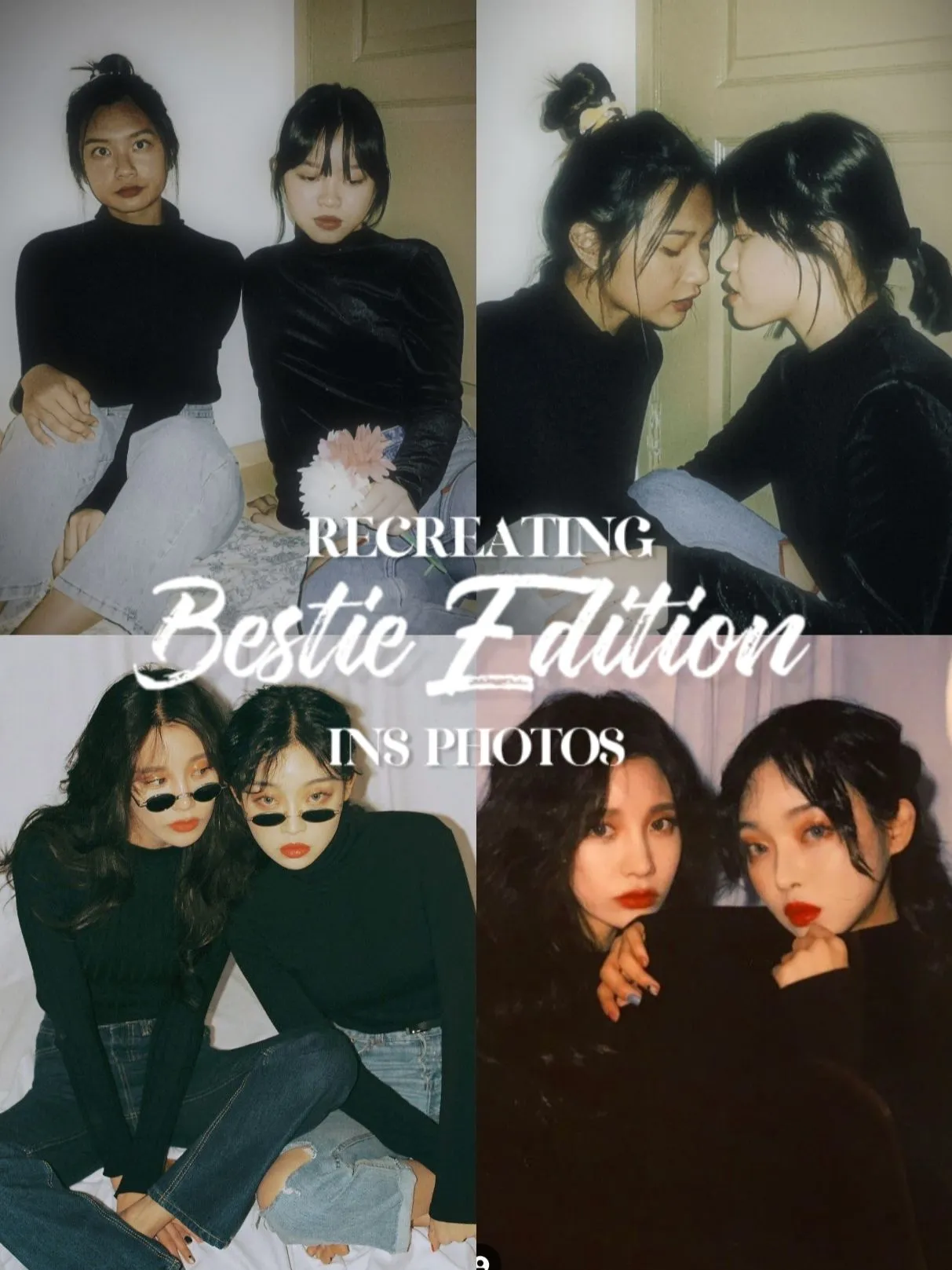 BESTIE POSE IDEAS•Recreating INS photos! | แกลเลอรีที่โพสต์โดย ...
