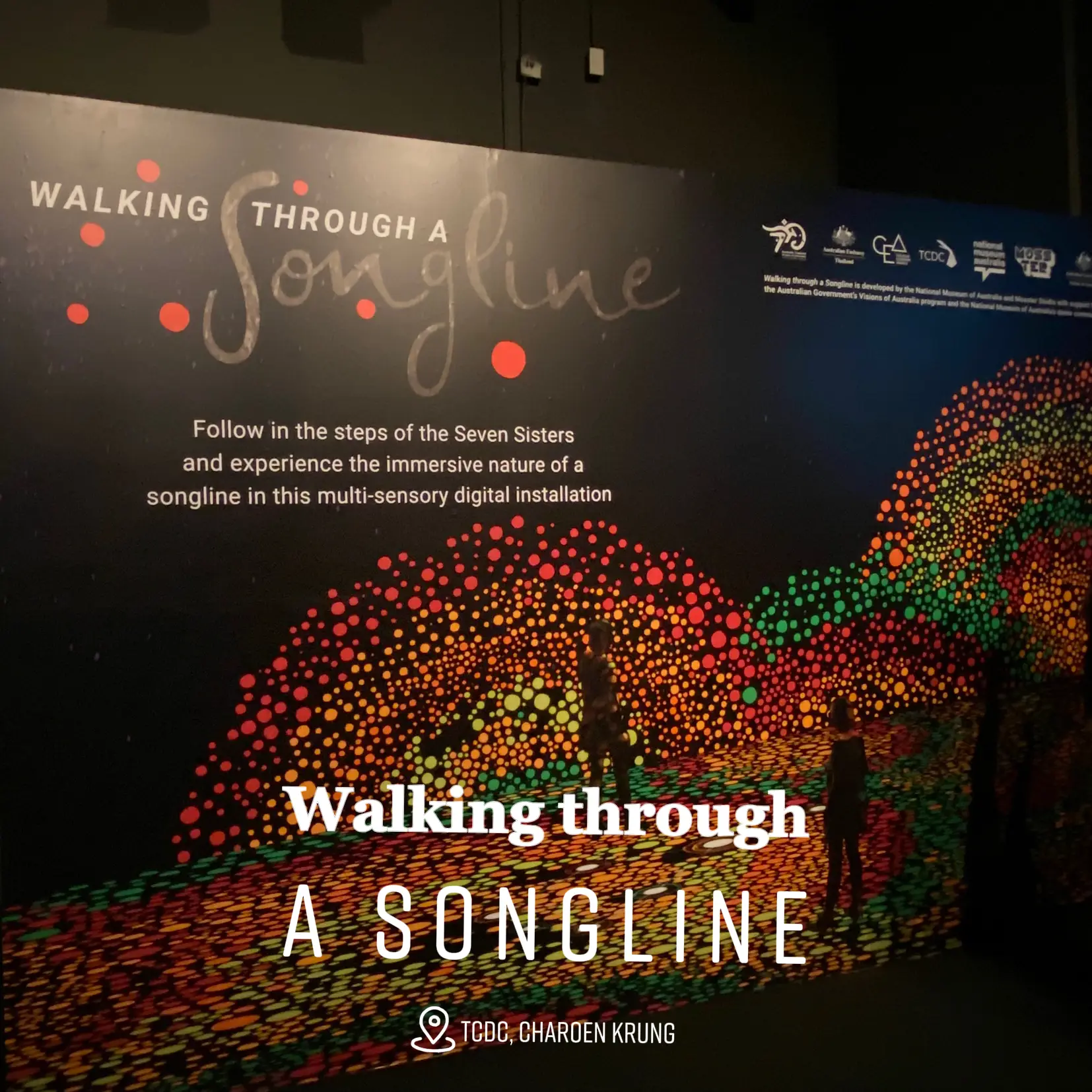 นิทรรศการดิจิทัลอาร์ต "Walking through a songline" | แกลเลอรีที่โพสต์ ...